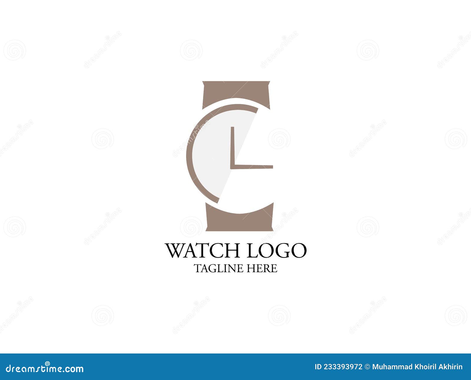 Watch Logo Design Template. Vector Illustration Stock Vector ...