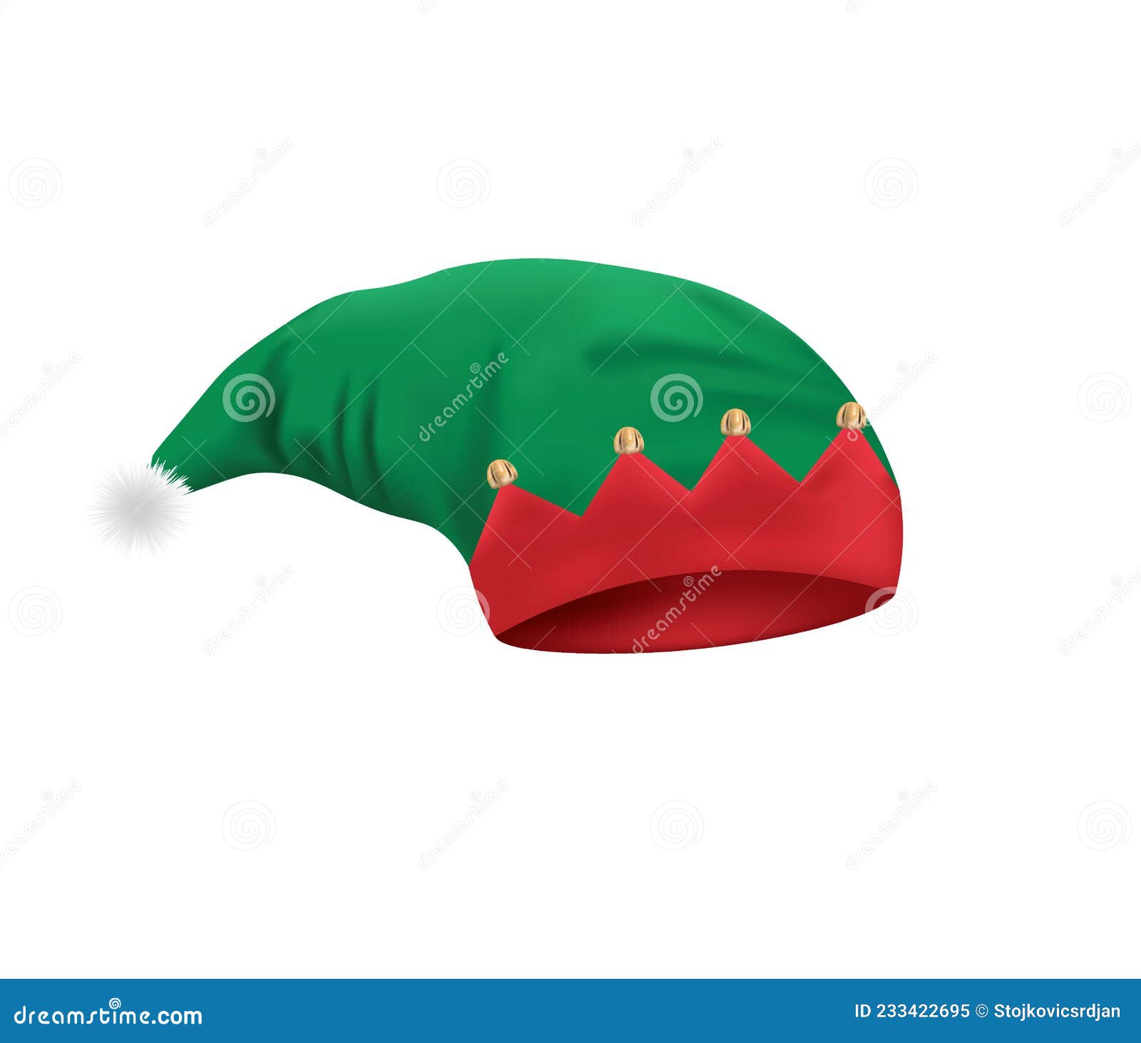 Colorful elf cap stock vector. Illustration of kids - 233422695