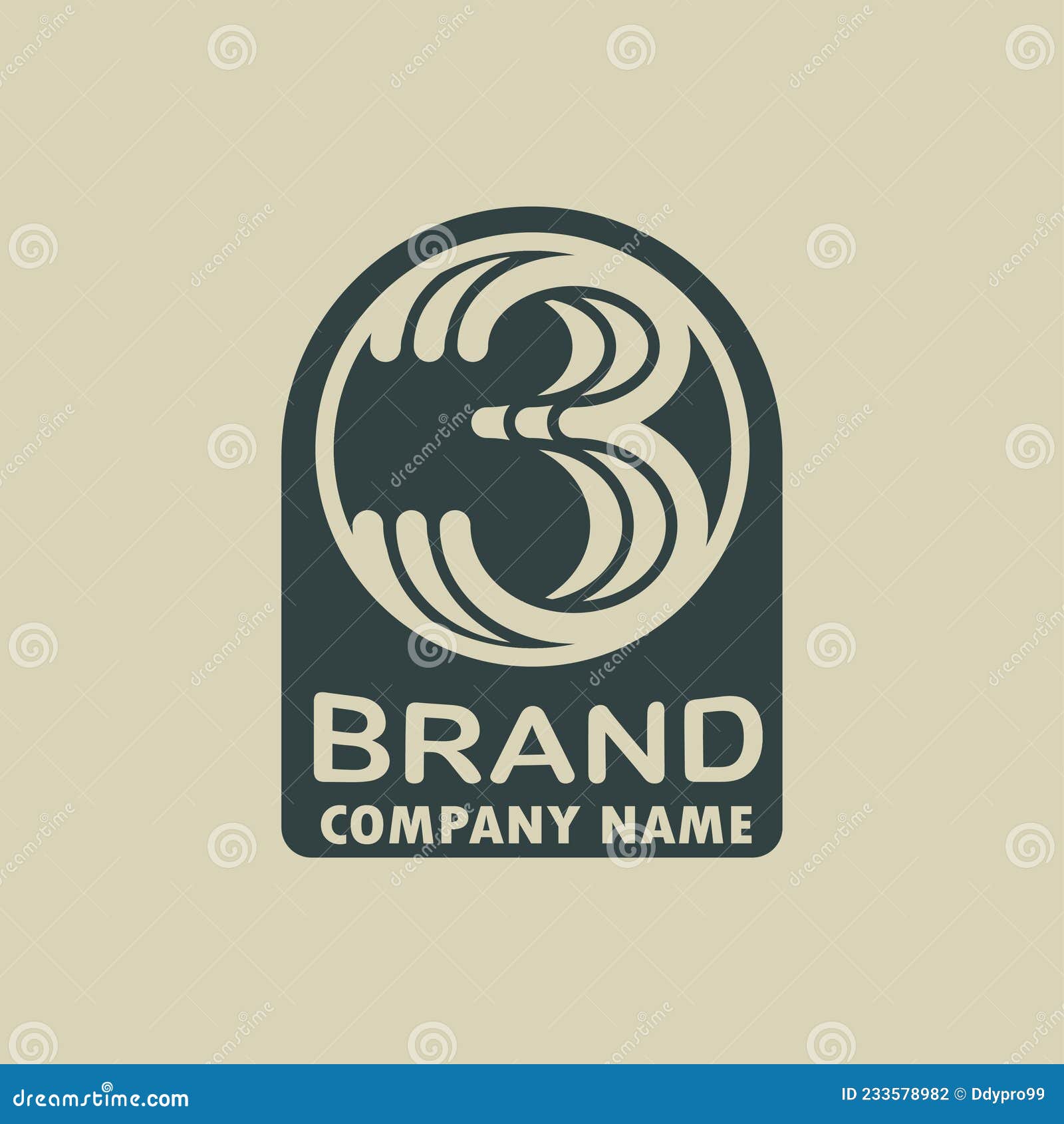 Abstract Geometric Logo Figure 3 Teamwork Team Folded Geometric Shapes ...