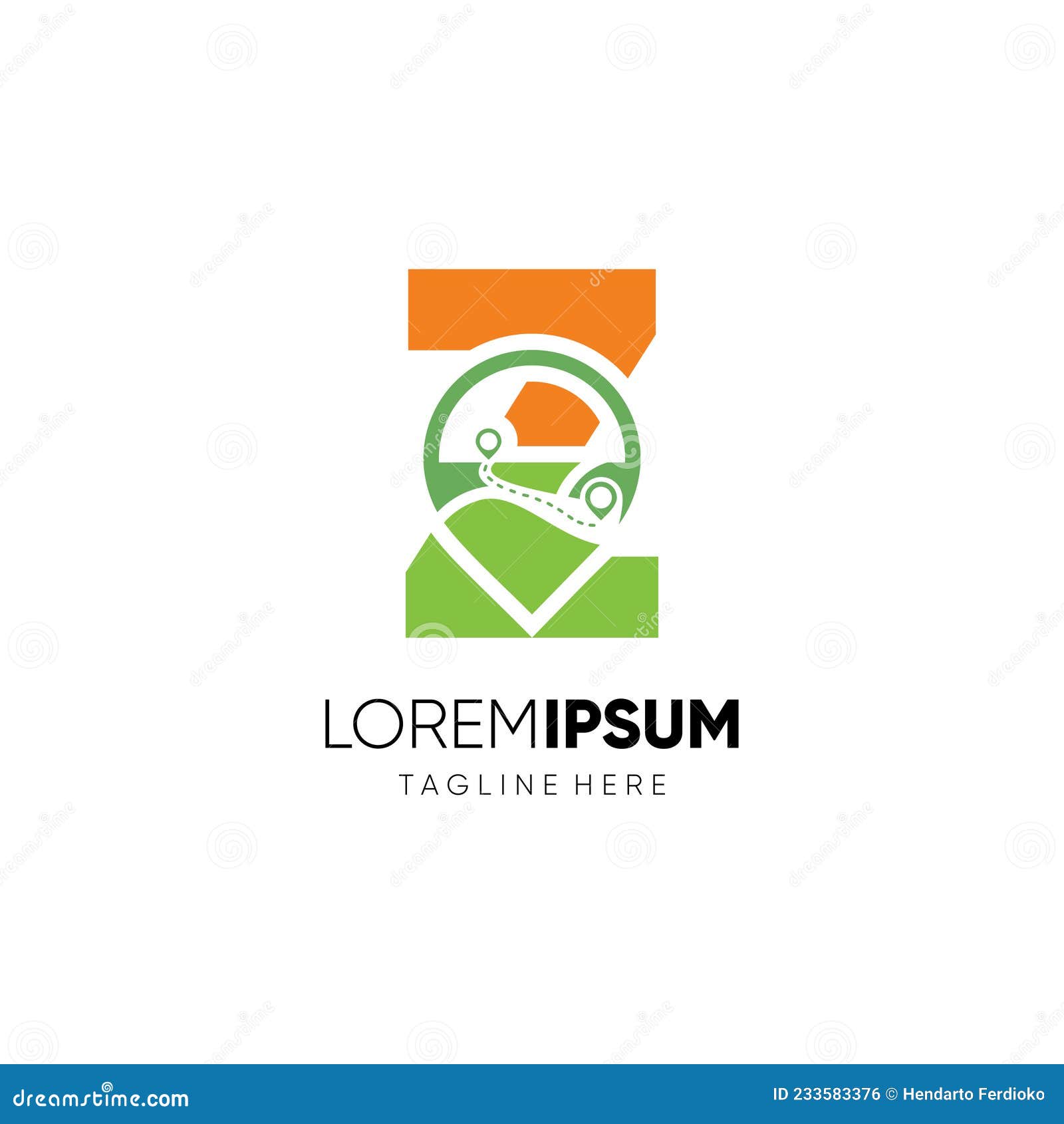 Letter Z Map Location Logo Design Vector Icon Graphic Stock Vector ...