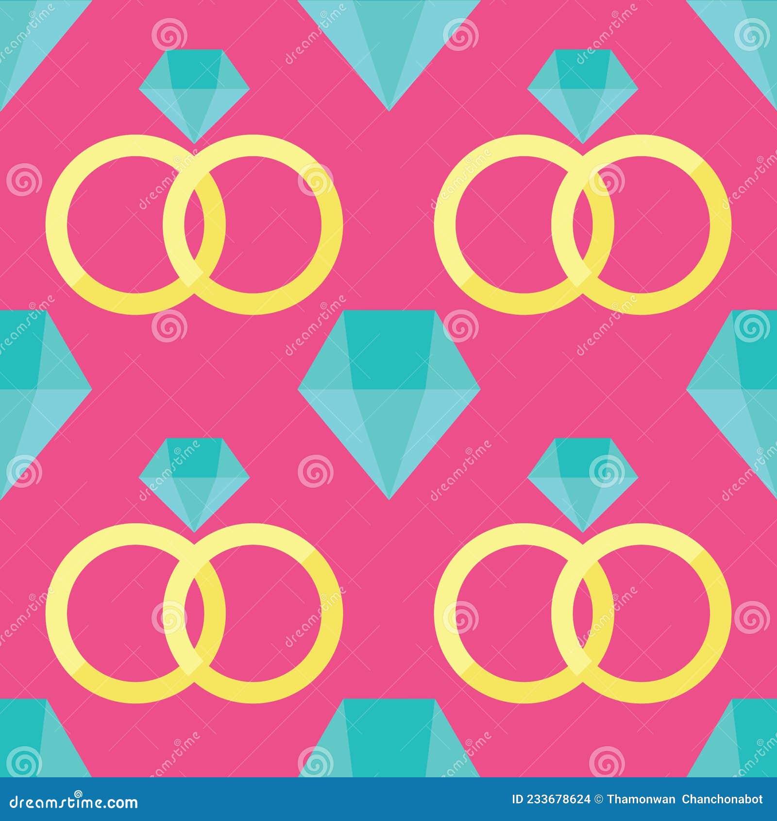 Valentine seamless pattern stock vector. Illustration of decoration ...