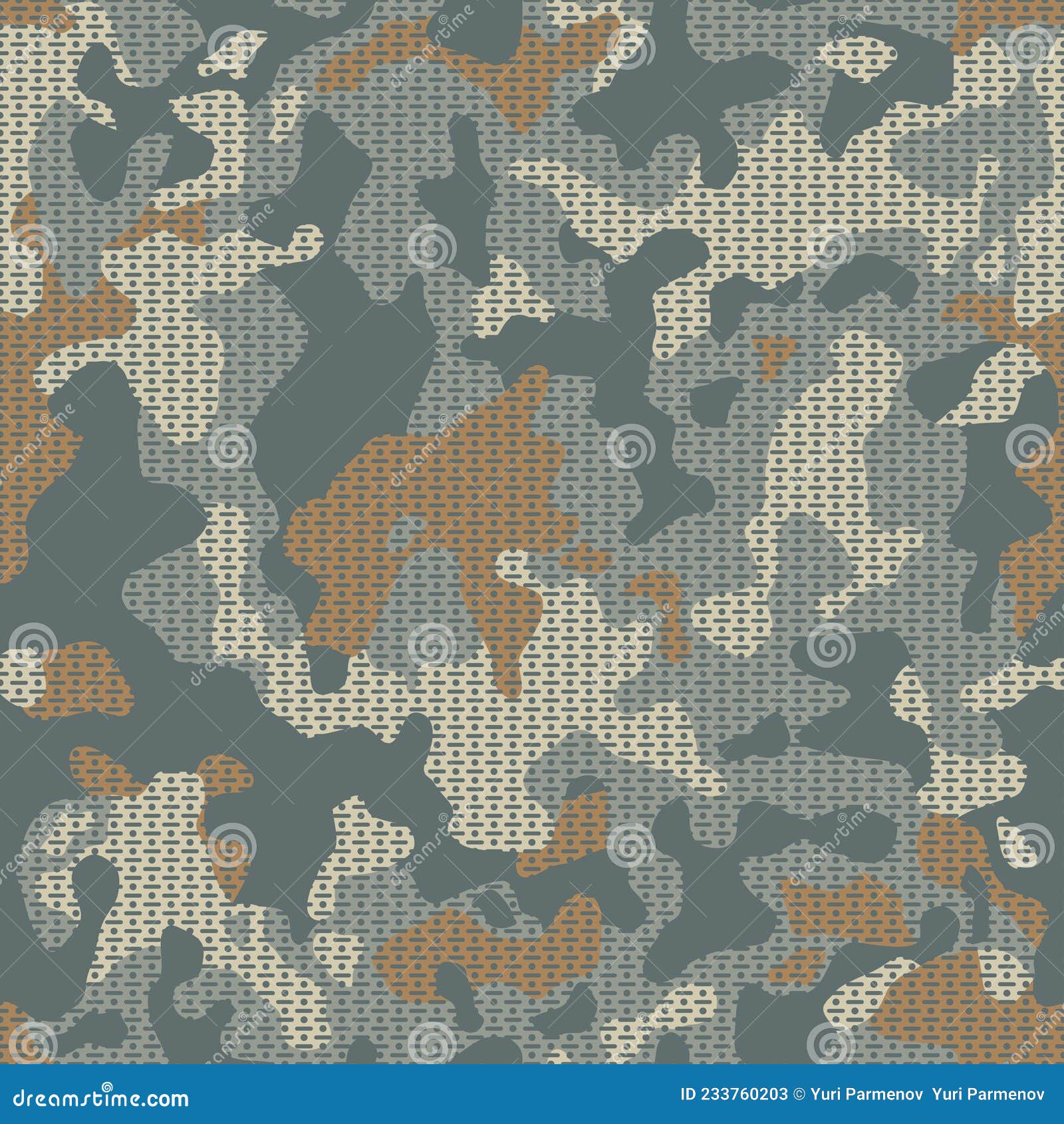 Fashionable Vector Camo with Dotted Line Firmware, Colorful Seamless ...