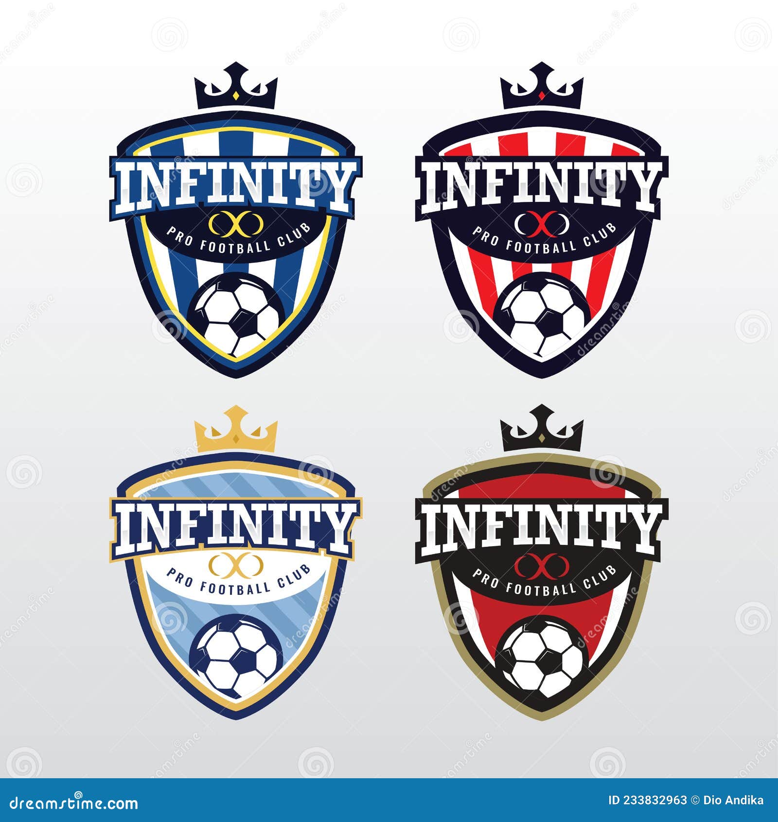 Infinity Professional Football Club Logo Stock Illustration ...