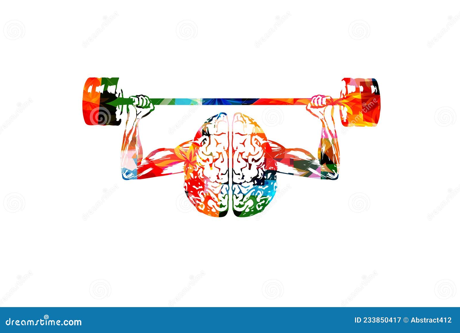 Train Your Brain With Barbell. Brain Exercise, Memory And Cognitive ...
