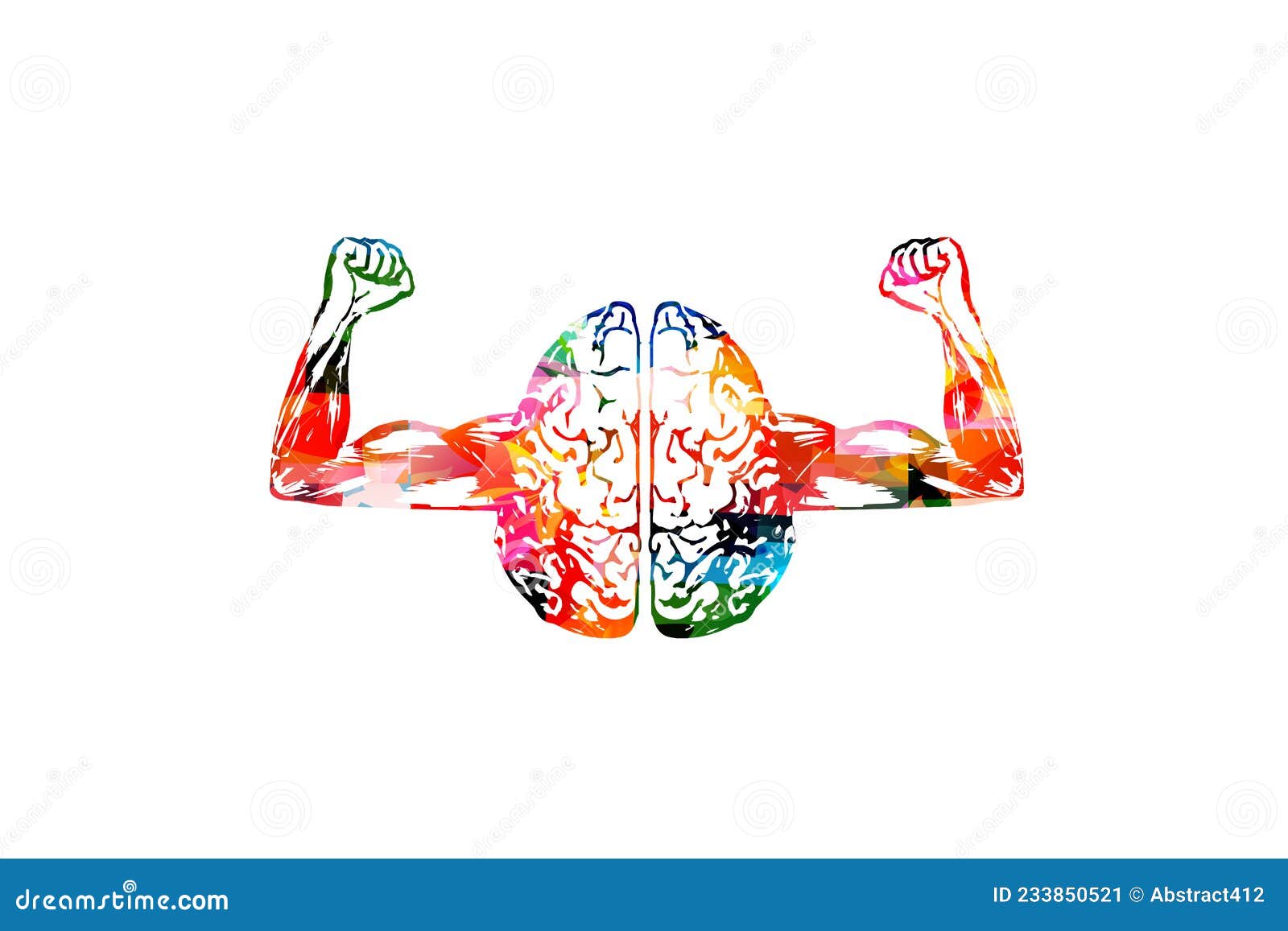 Train Your Brain Concept. Brain Exercise, Memory and Cognitive ...