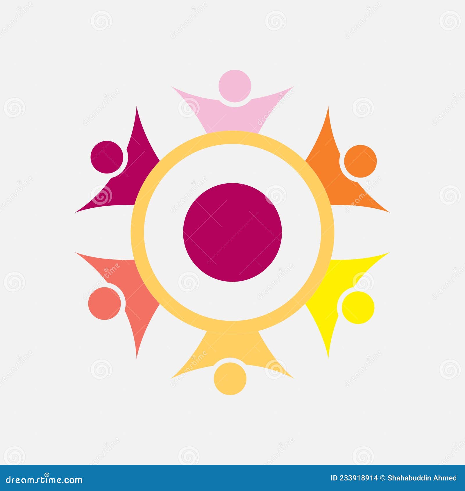 Business Conference Group People Logo. Vector Illustration Multiple ...