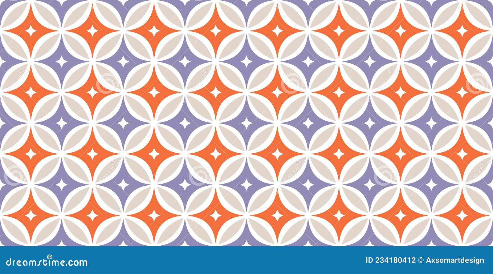 1960s Mod Wallpaper | Bright Retro Background Vector Illustration ...
