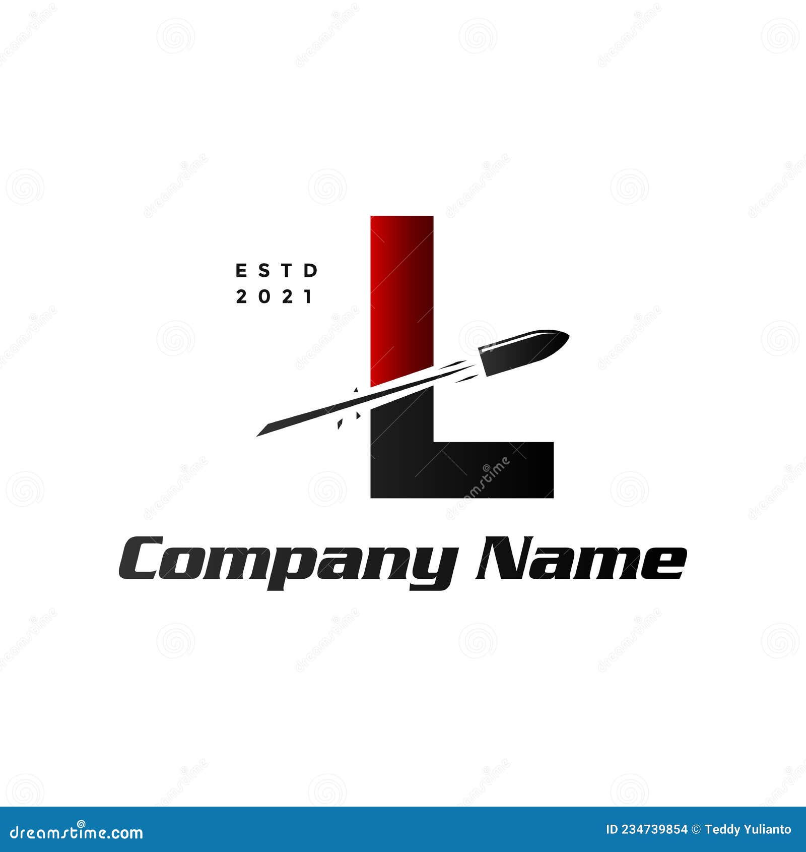 Modern Initial L Bullet Shot. Stock Vector - Illustration of army ...