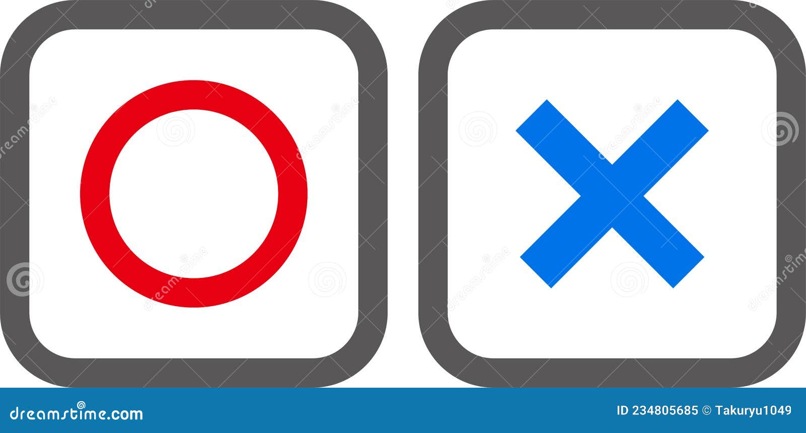 A Simple Illustration of a Circle and a Cross. Stock Vector ...