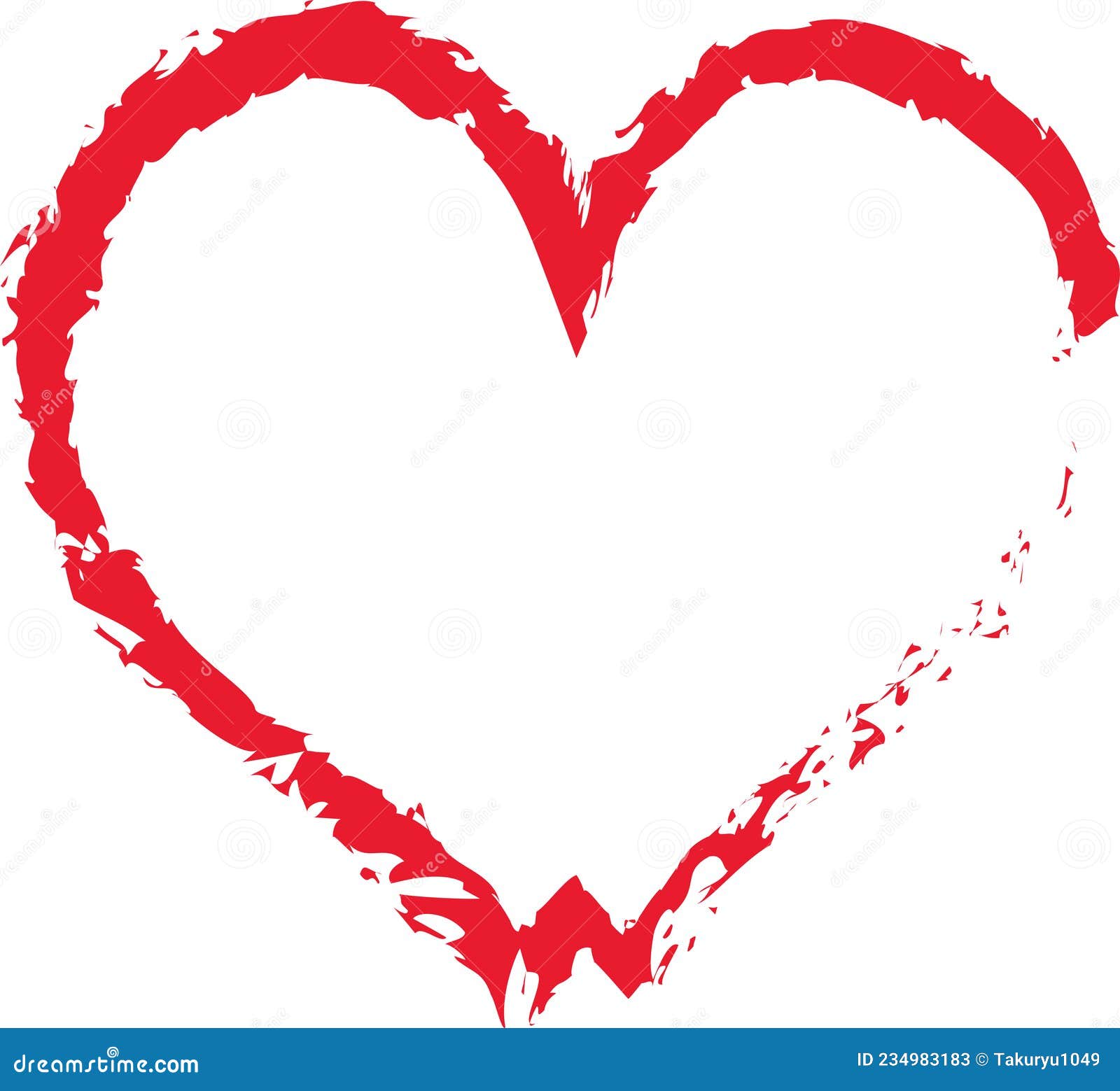 Stylish Heart Mark Icon. Vector. Stock Vector - Illustration of mark ...