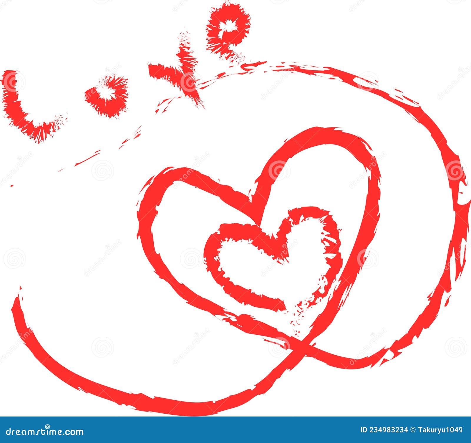 Heart Mark Icon. Red Vector. Stock Vector - Illustration of vector ...