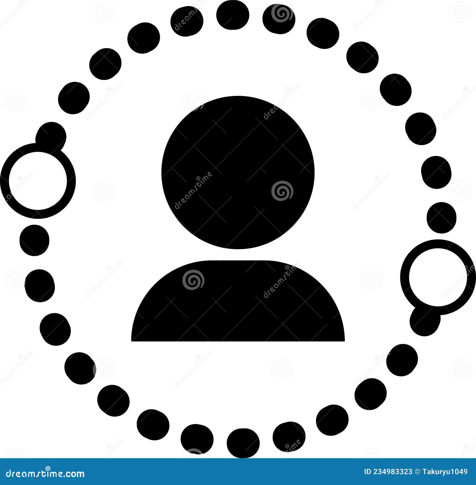 Stylish User Icon . User Symbol. Vector Illustration. Stock Vector ...