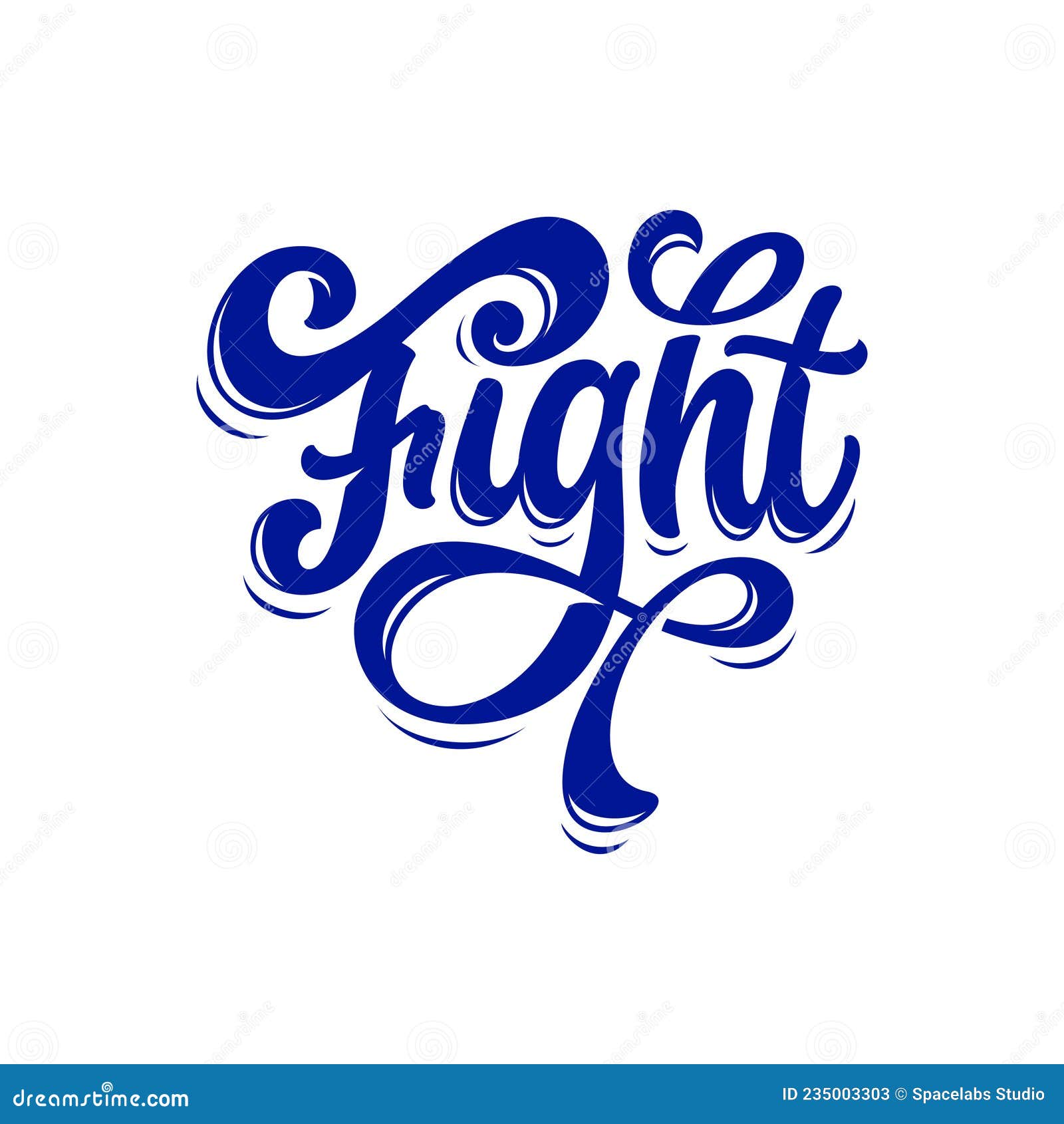 Fight Typography Design Style Stock Vector - Illustration of typography ...