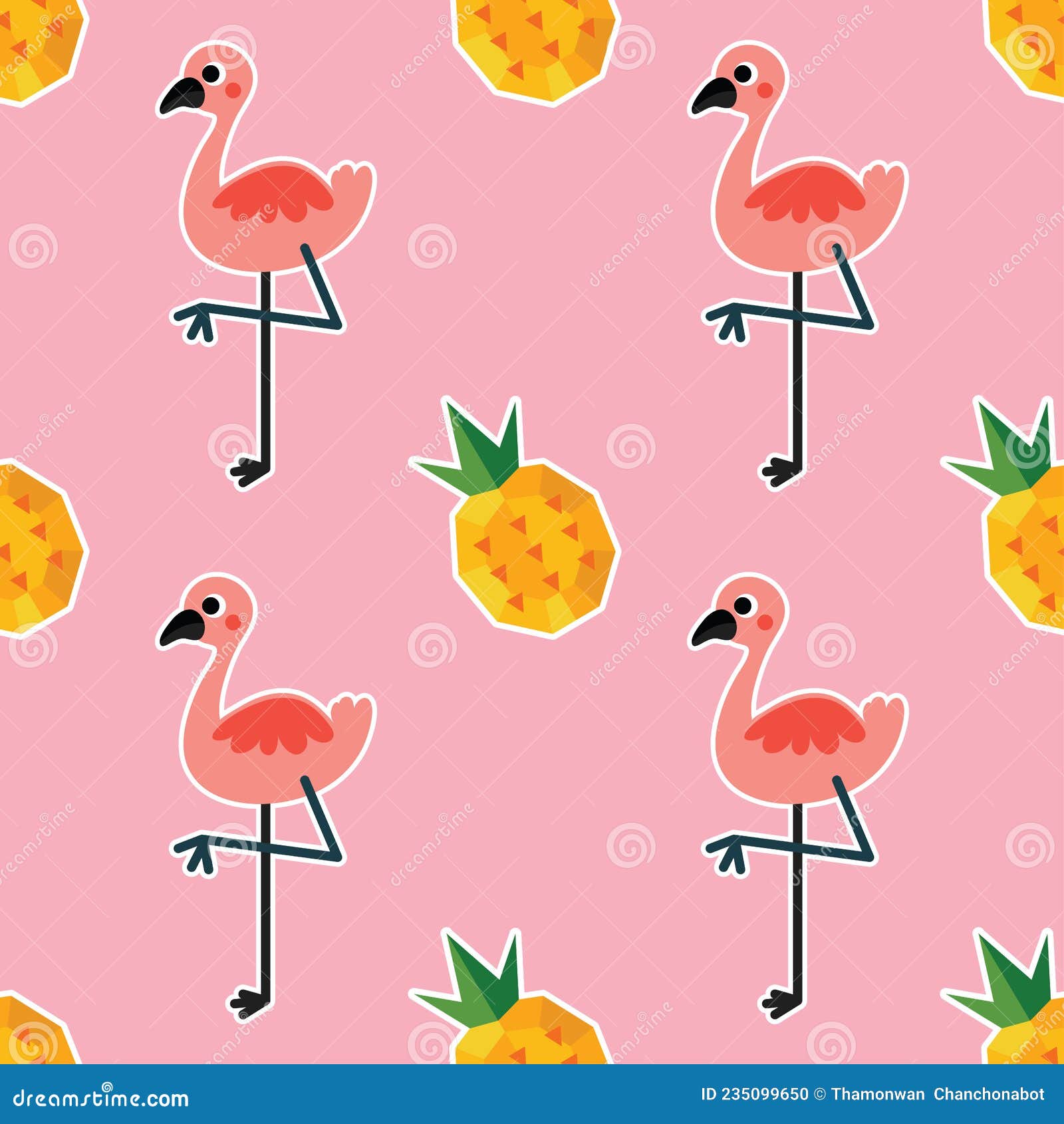 Cute Stuffs Seamless Art Vector Stock Vector - Illustration of ...