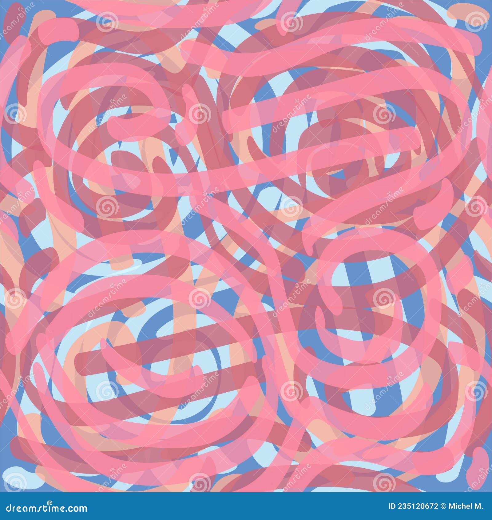 Abstract Colored Forms Pattern Seamless Stock Vector - Illustration of ...