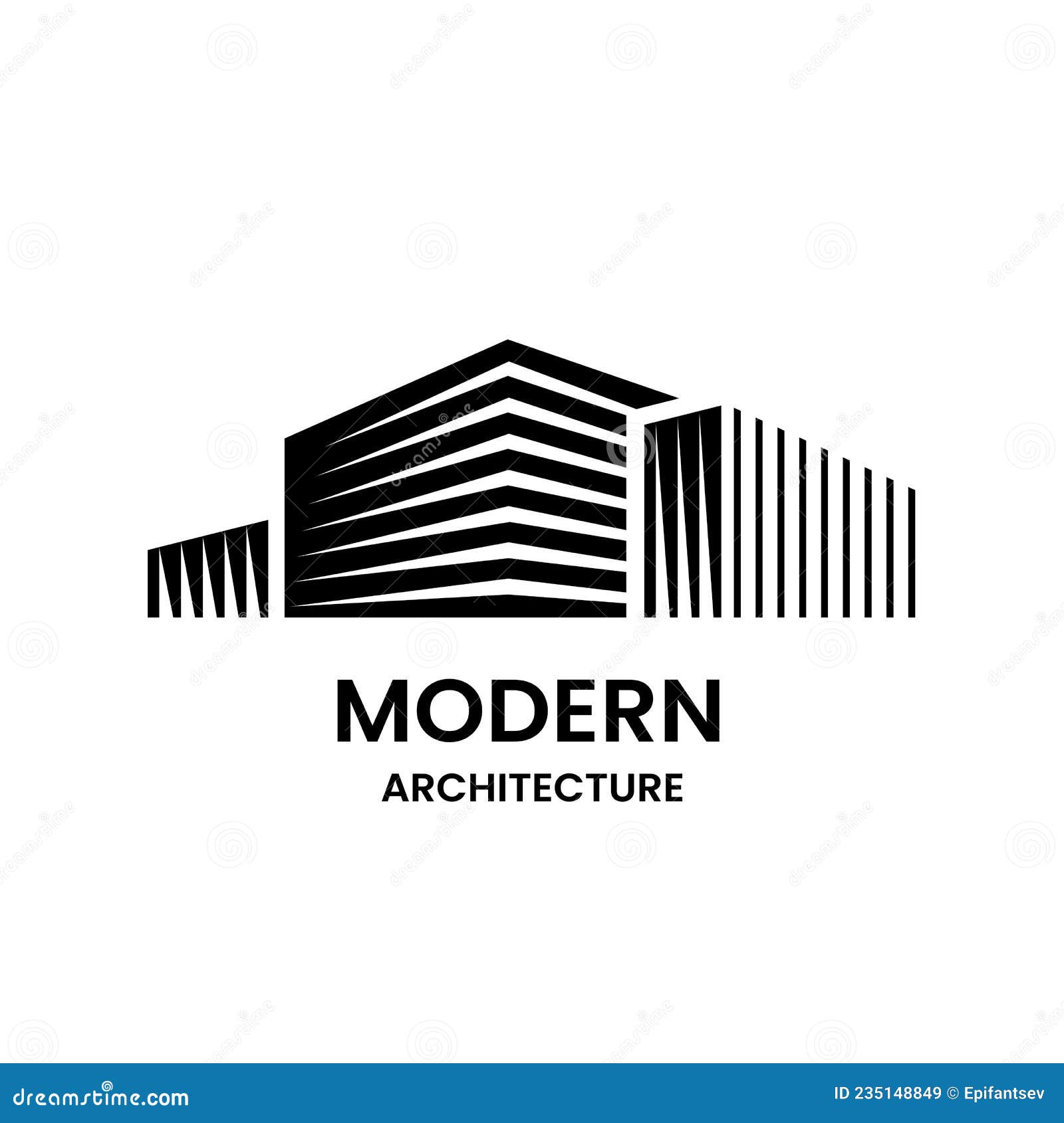 Modern Architecture Logo Design Template. Stock Vector - Illustration ...