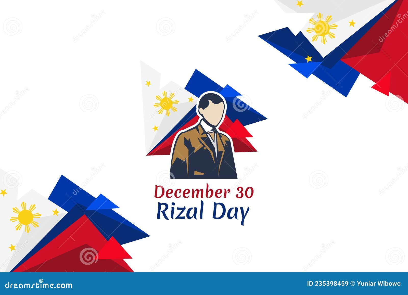 December 30, Happy Rizal Day Vector Illustration. Stock Vector ...