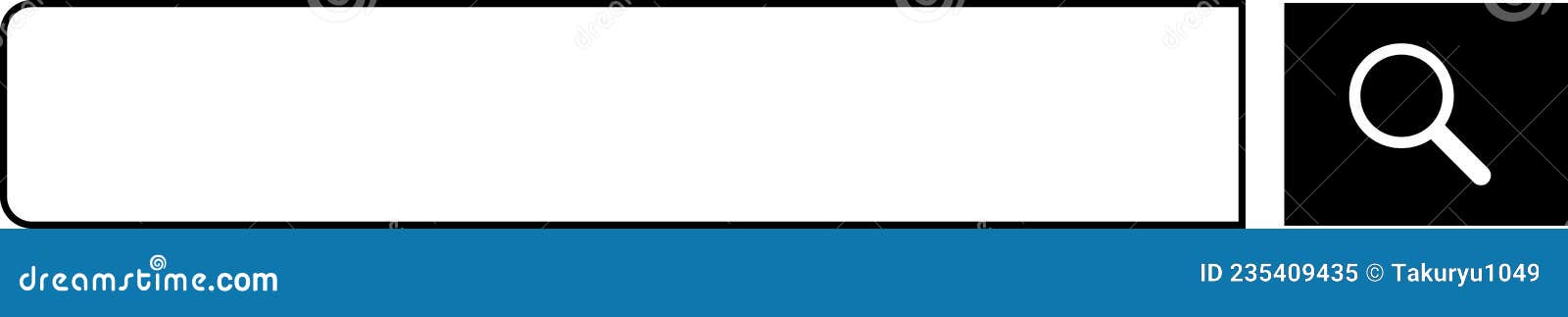 Simple Search Box. Search Bar Vector. Stock Vector - Illustration of ...