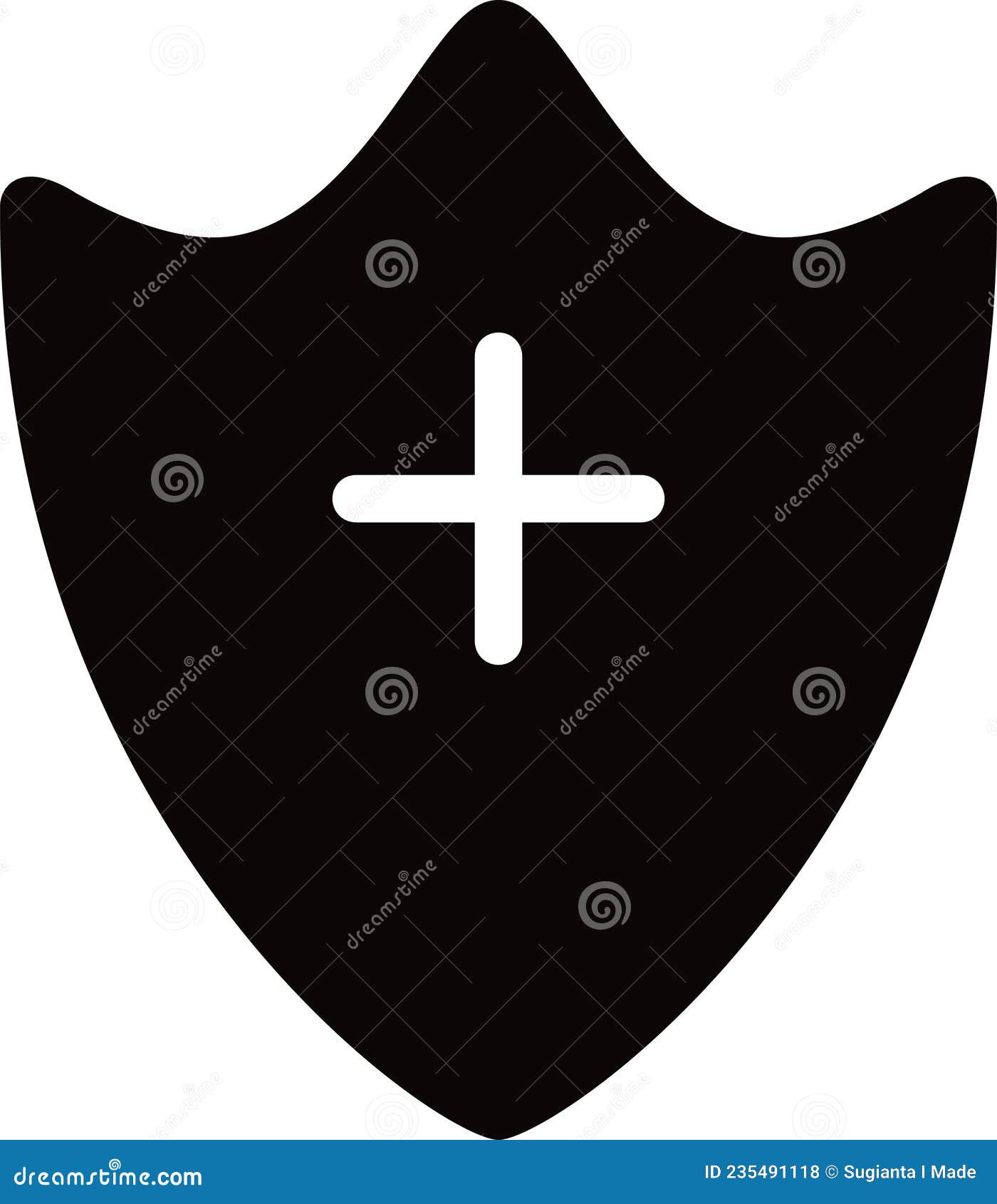 Solid Security Logo Vector Illustration | CartoonDealer.com #90551090