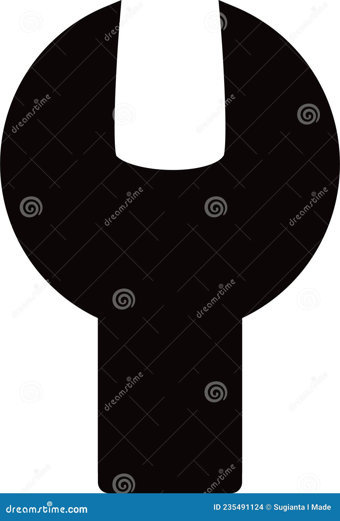 Solid Setting System Tools Icon Vector Stock Vector - Illustration of ...