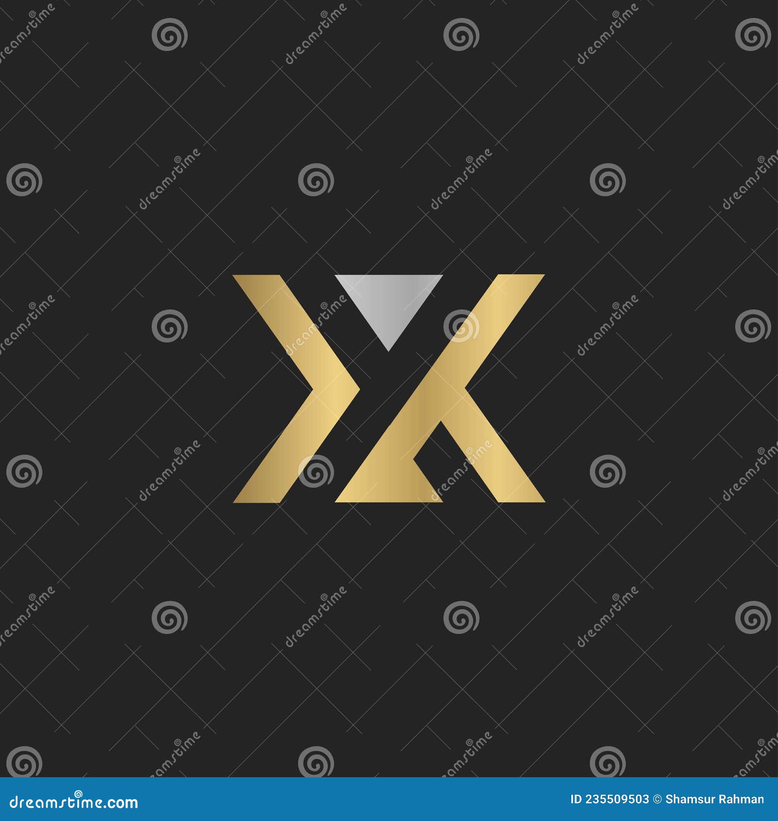 Alphabet Initials Logo YX, XY, X and Y Stock Vector - Illustration of ...