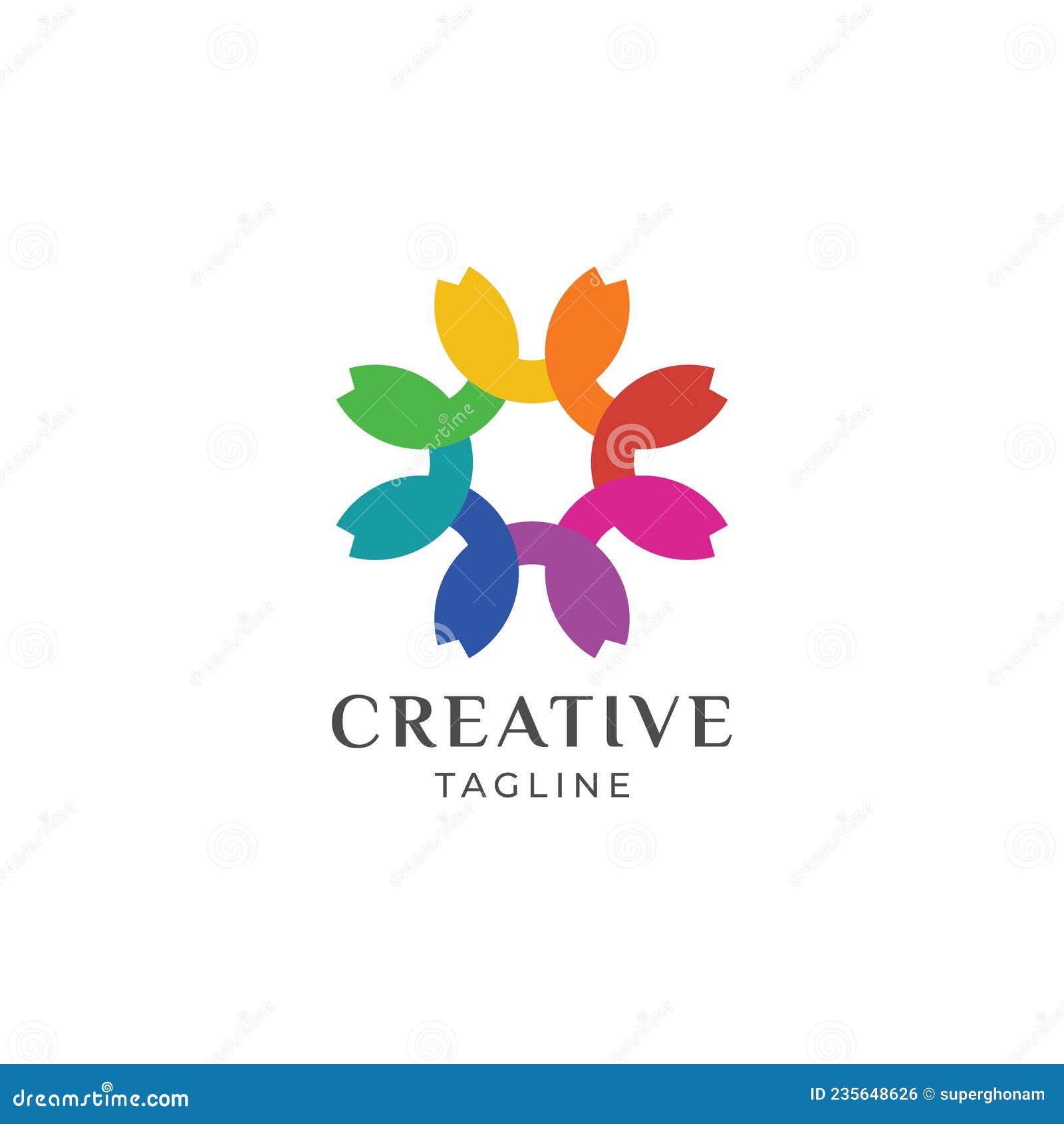 Floral Flower Logo Design Inspiration Vector Template Stock Vector ...