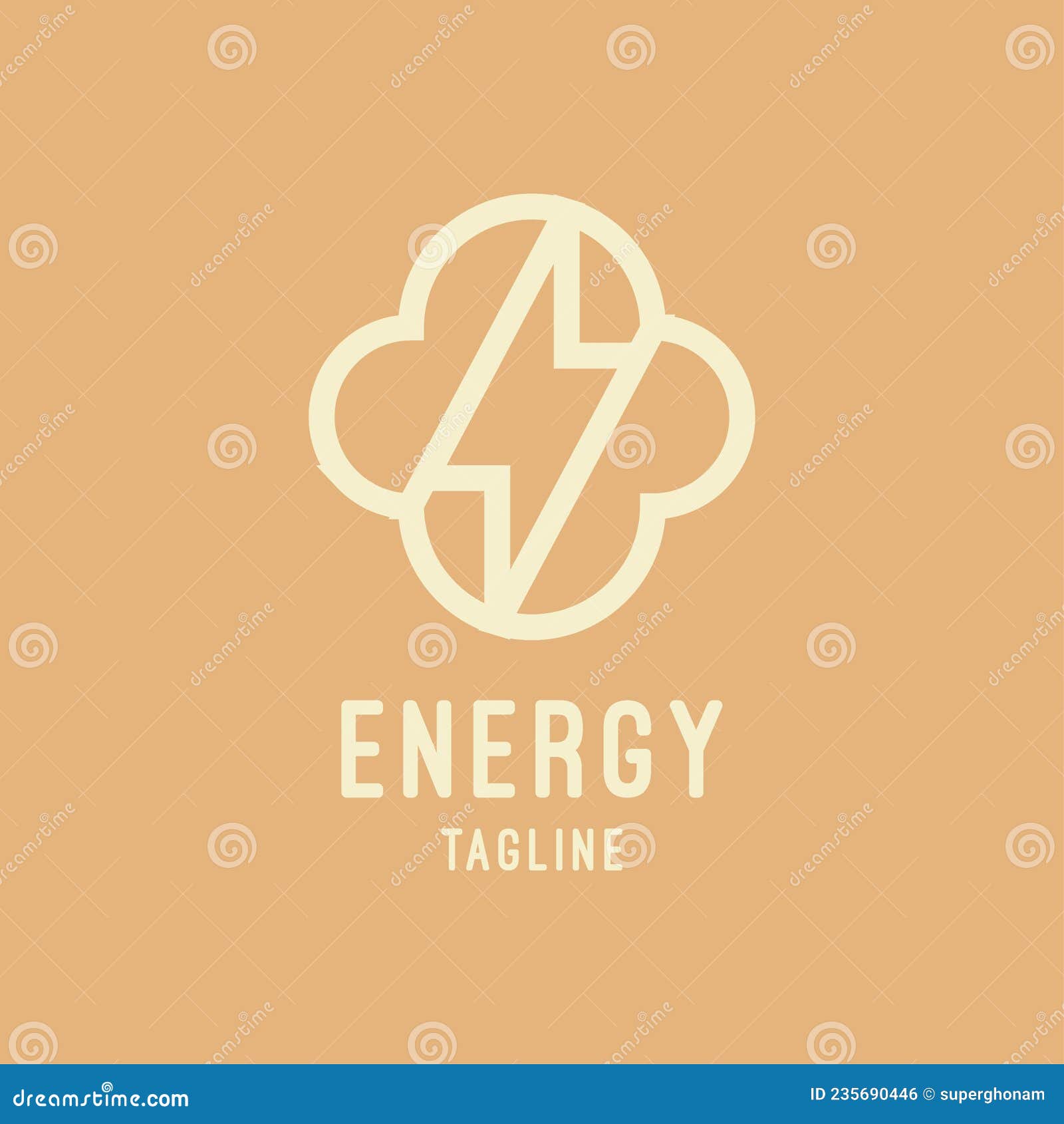 Storm Energy Logo Design Inspiration Vector Template Stock Vector ...