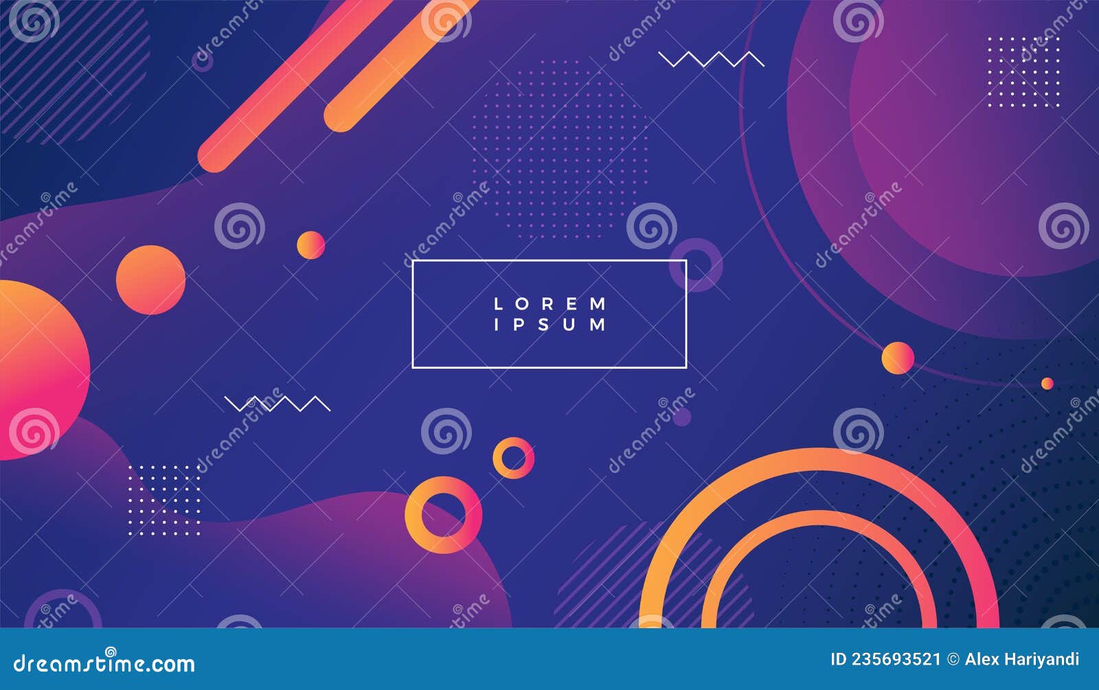 Abstract Background and Colorful Shapes Stock Vector - Illustration of ...