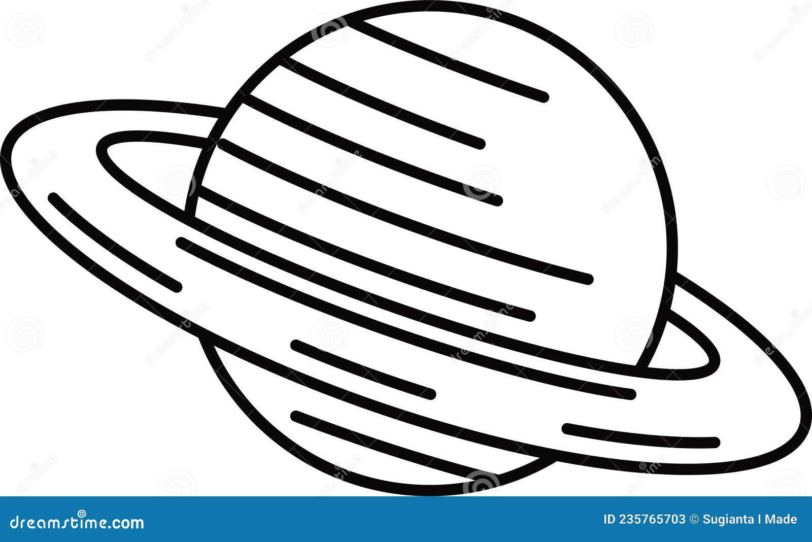 Line Art Planet Icon Vector Stock Vector - Illustration of linux, click ...