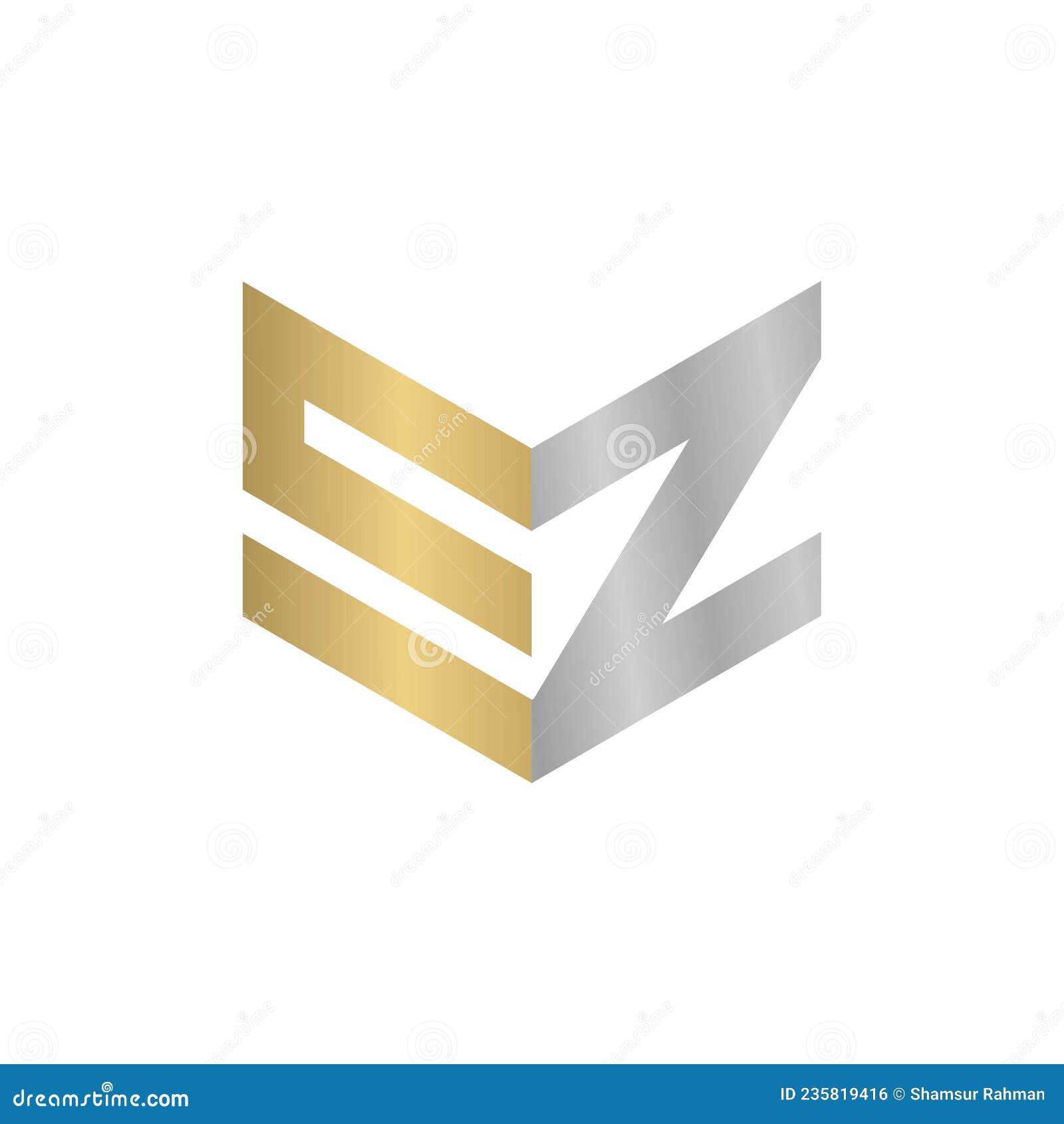 Alphabet Initials Logo SZ, ZS, Z and S Stock Vector - Illustration of ...