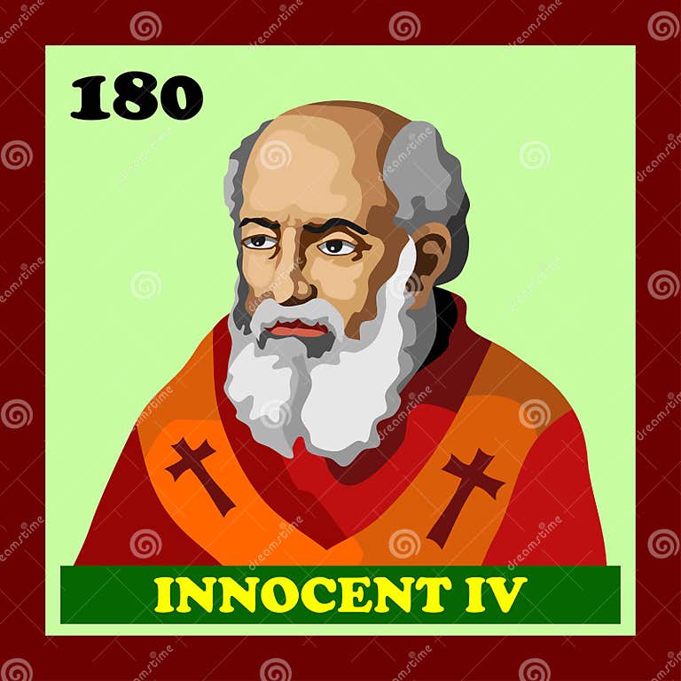 180th Catholic Church Pope Innocent IV Editorial Stock Photo ...