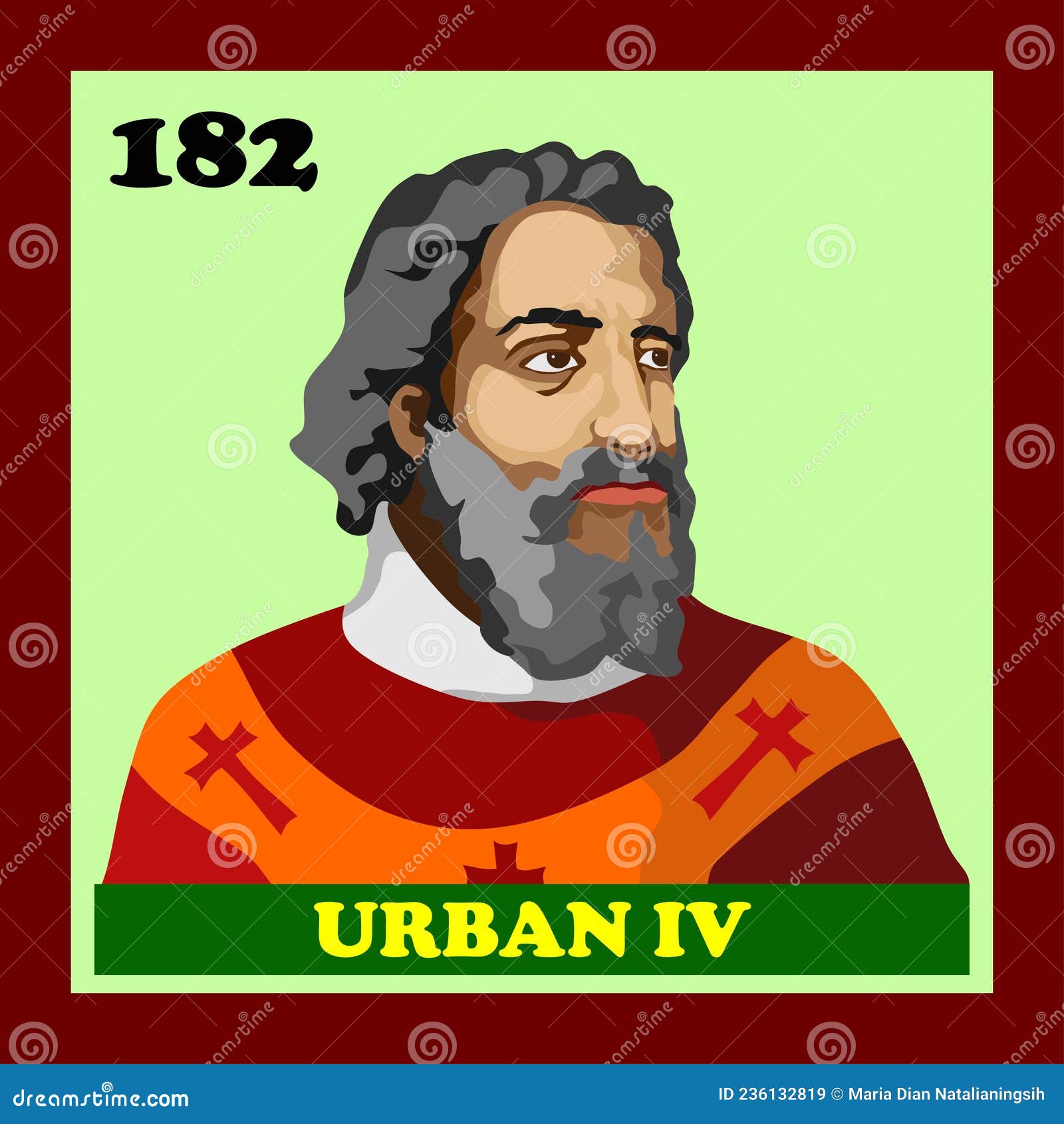 182nd Catholic Church Pope Urban IV Editorial Stock Image ...