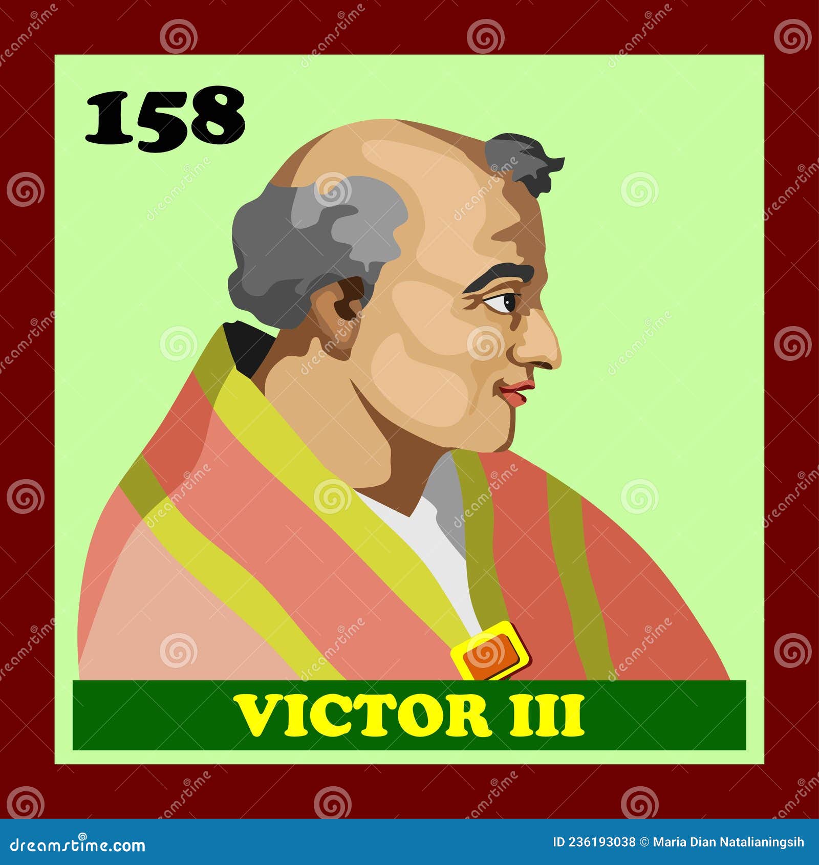 Victor Portrait Cartoon Vector | CartoonDealer.com #73059191