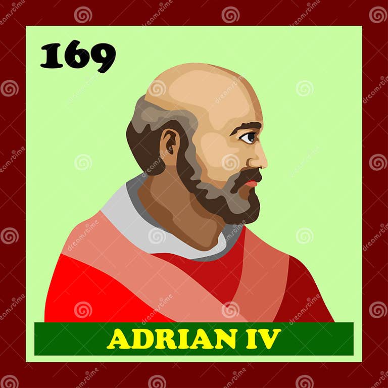 169th Catholic Church Pope Adrian IV Stock Vector - Illustration of ...
