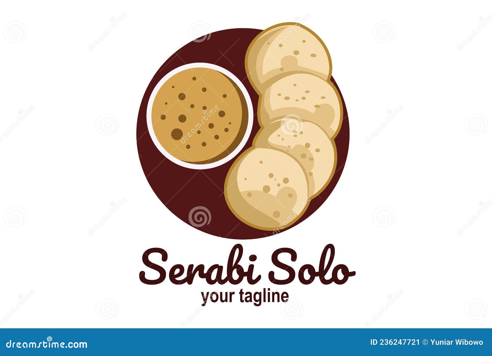 Serabi Solo, Vector Logo For Serabi Restaurant Or Food Vendor ...