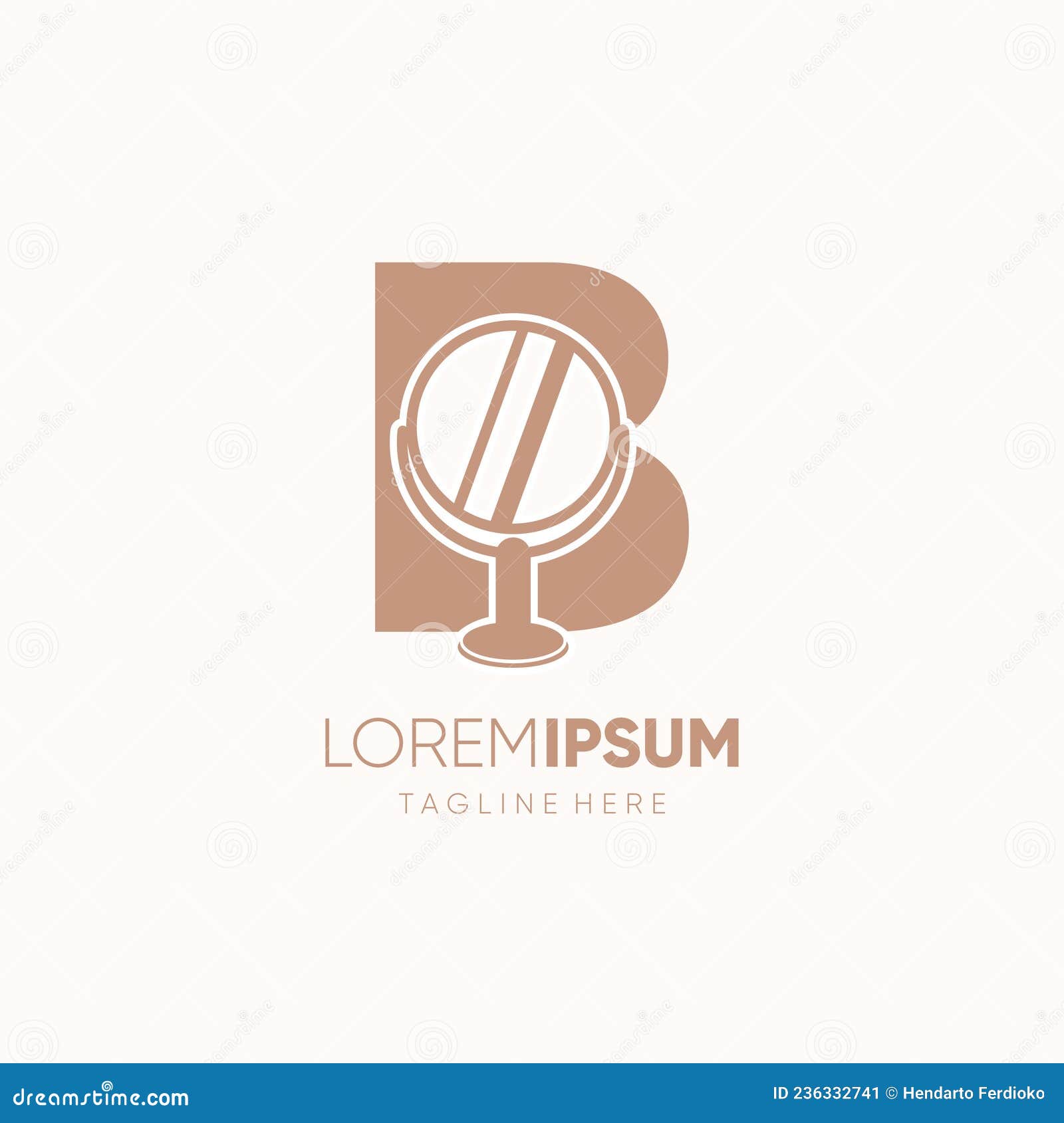 Letter B Initial Mirror Logo Design Icon Graphic Stock Vector ...