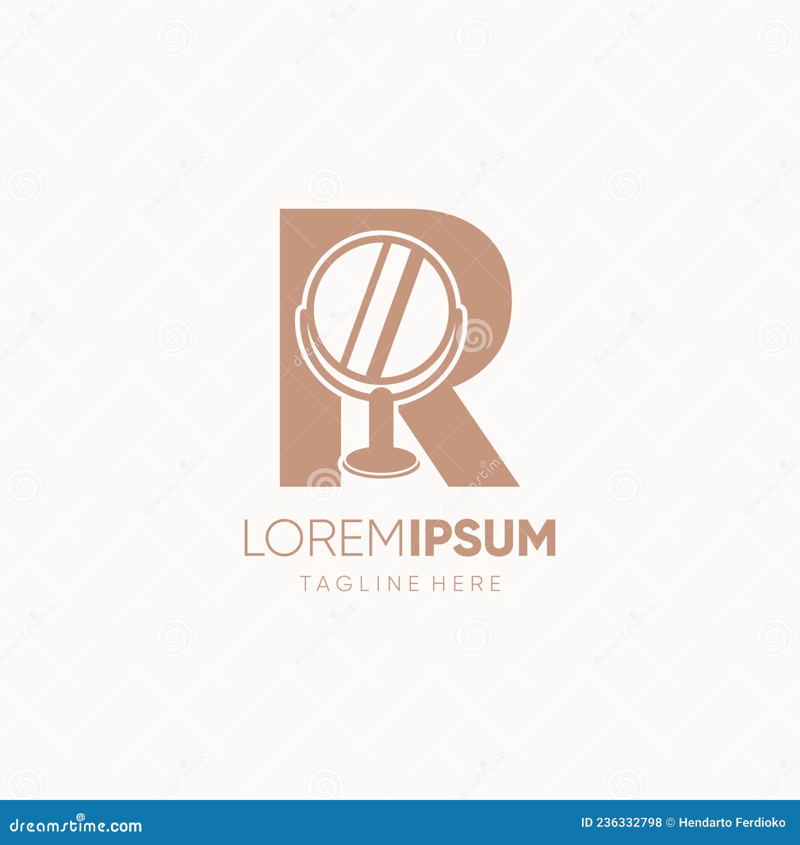 Letter R Initial Mirror Logo Design Icon Graphic Stock Vector ...