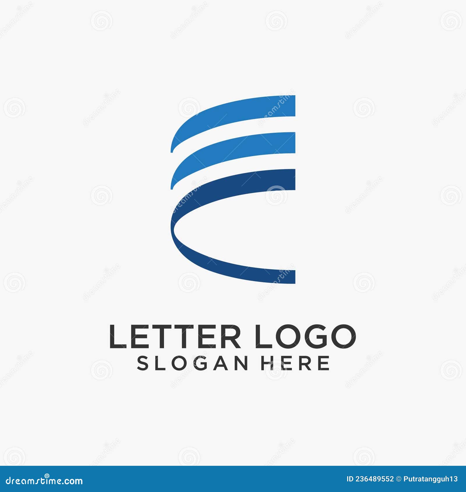 Letter E Finance Logo Design Stock Vector - Illustration of corporate ...