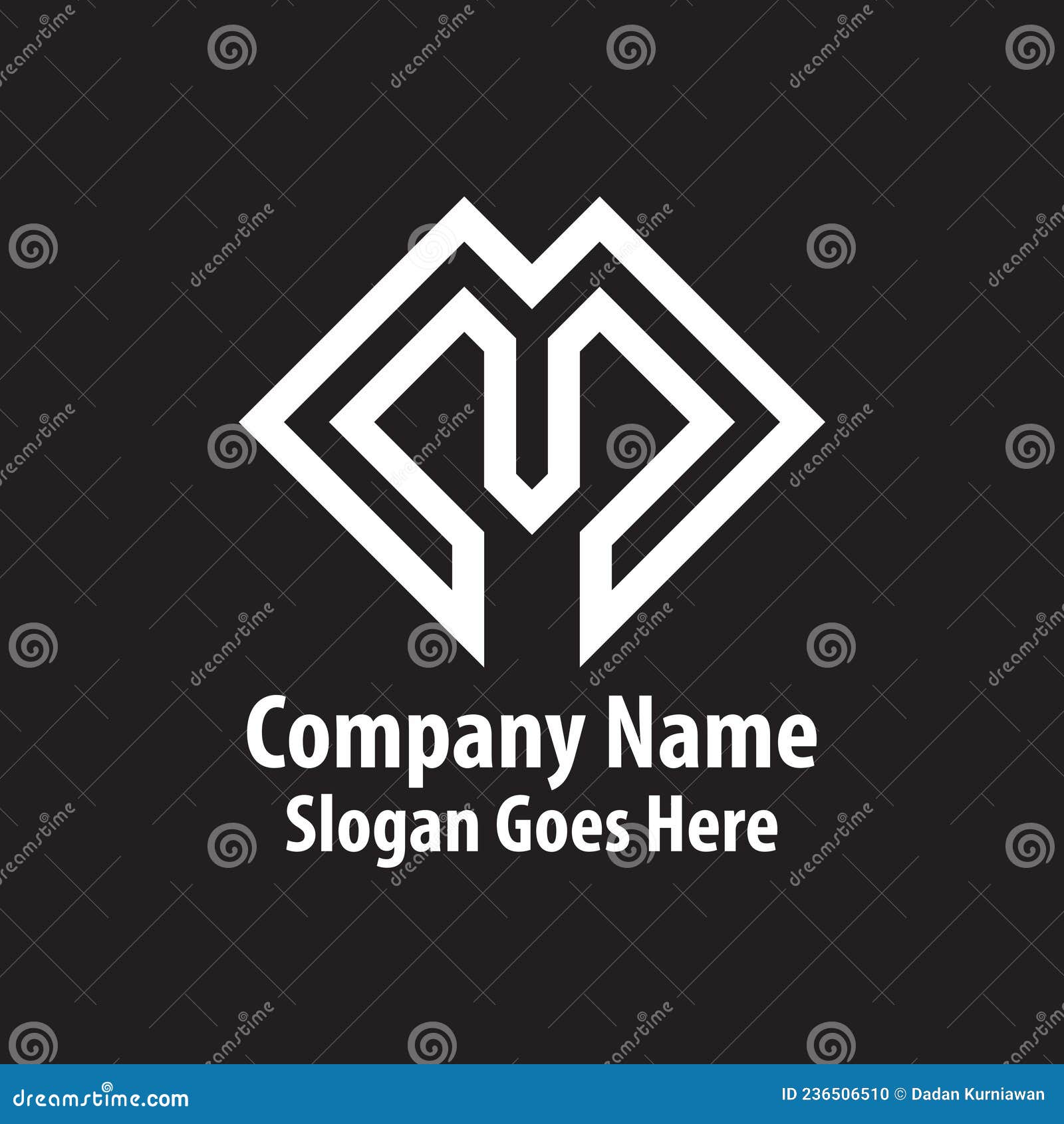 Lettering M Logo Icon Modern Design Suitable To Company Logo Stock ...