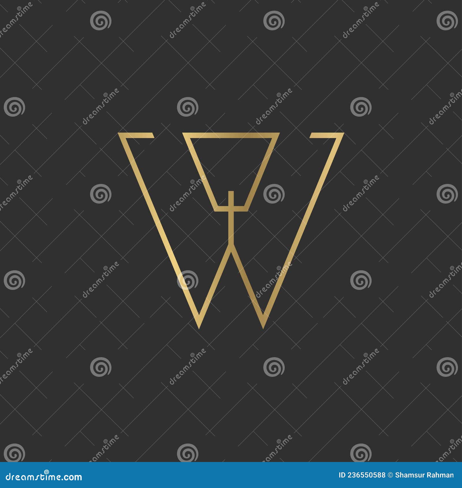 Alphabet Initials Logo QW, WQ, W and Q Stock Vector - Illustration of ...