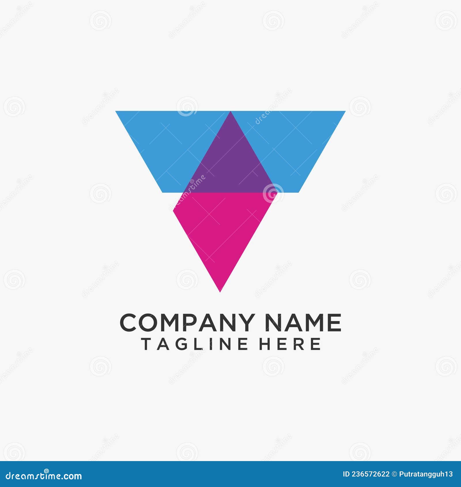 Letter T Triangle Transparent Logo Design Stock Vector - Illustration ...