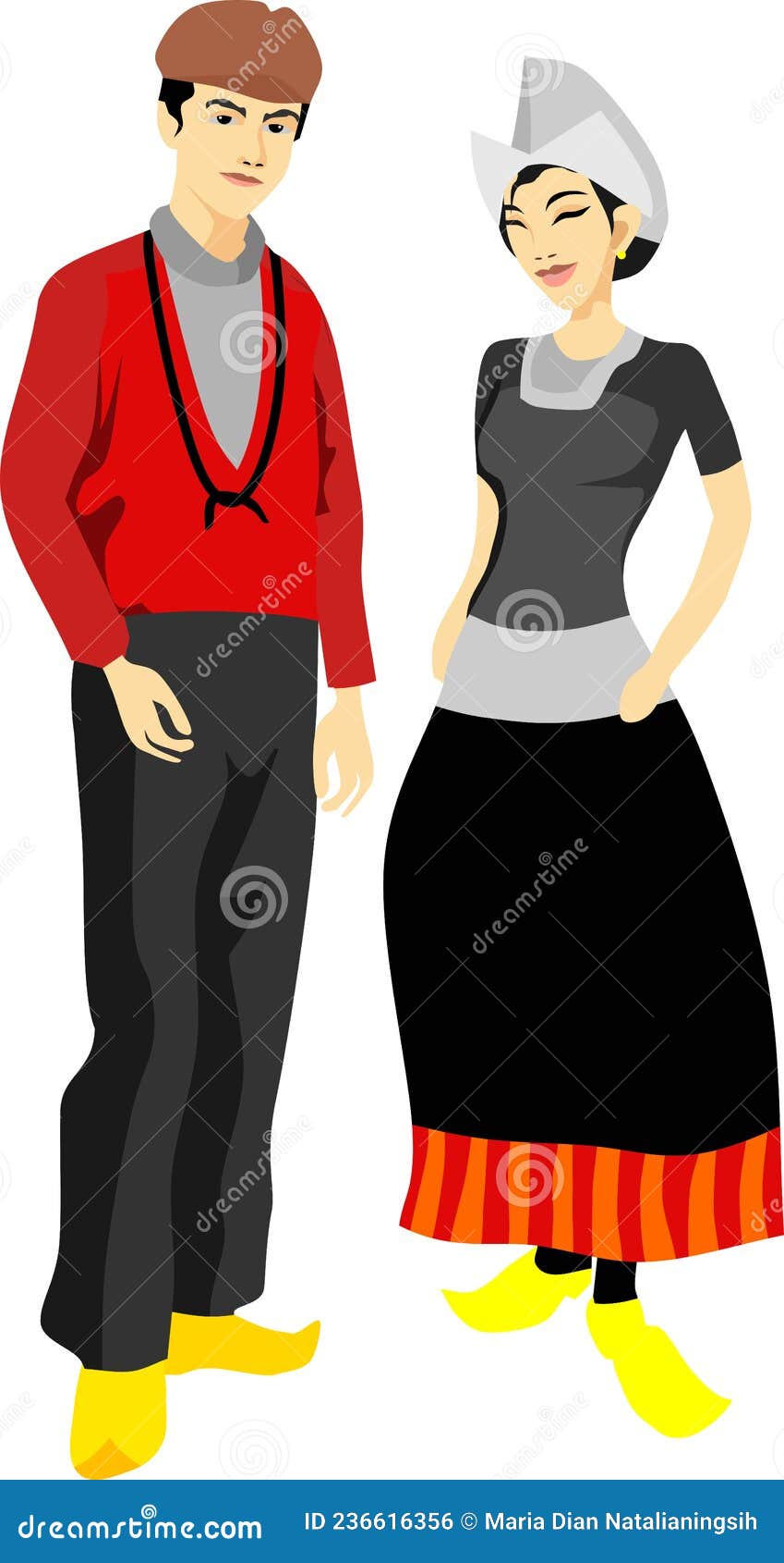 Dutch Traditional Symbols Doodle Set Vector Illustration ...