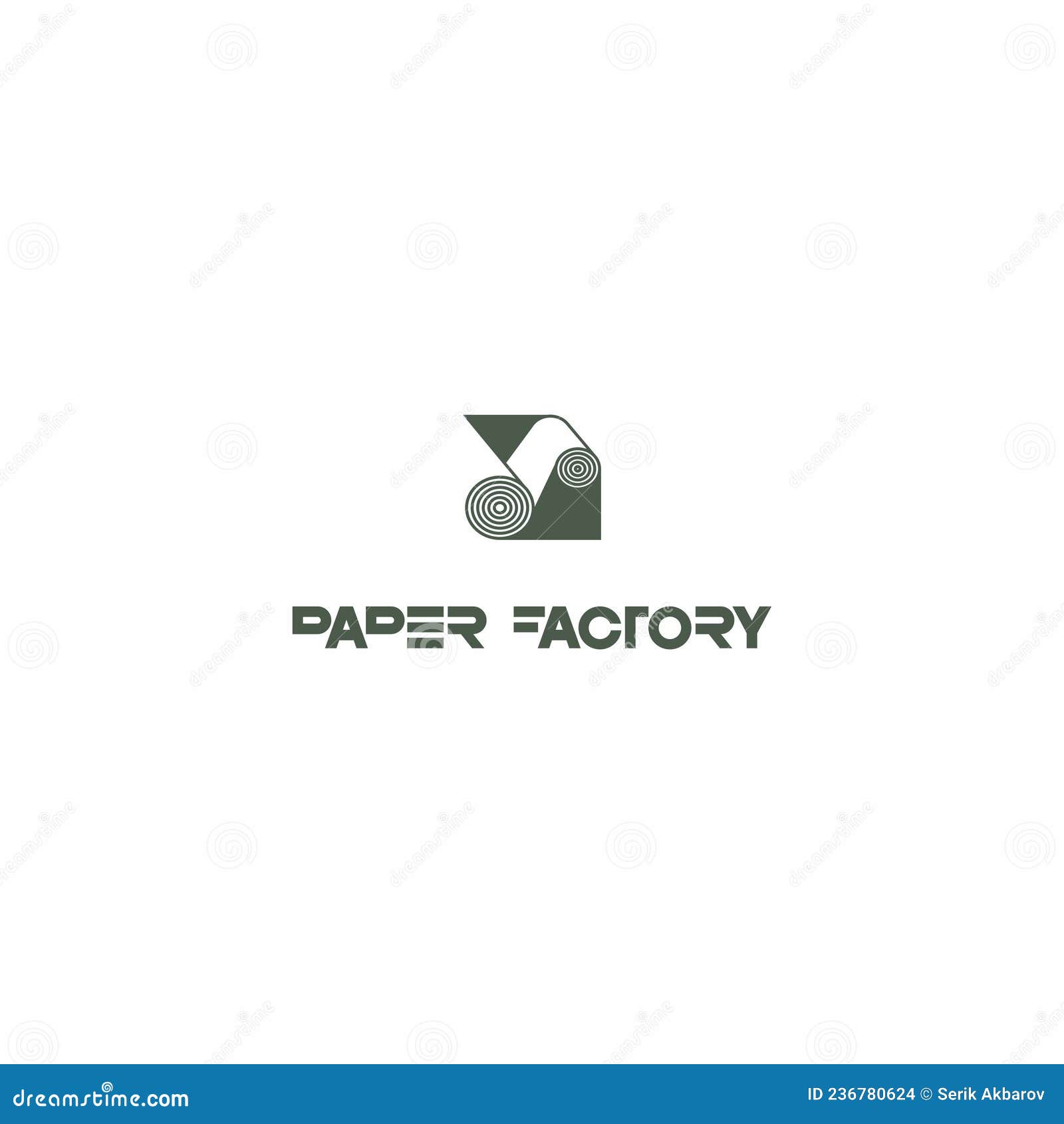 Illustration Depicting a Sheet of Paper in the Form of a Symbol or Logo ...