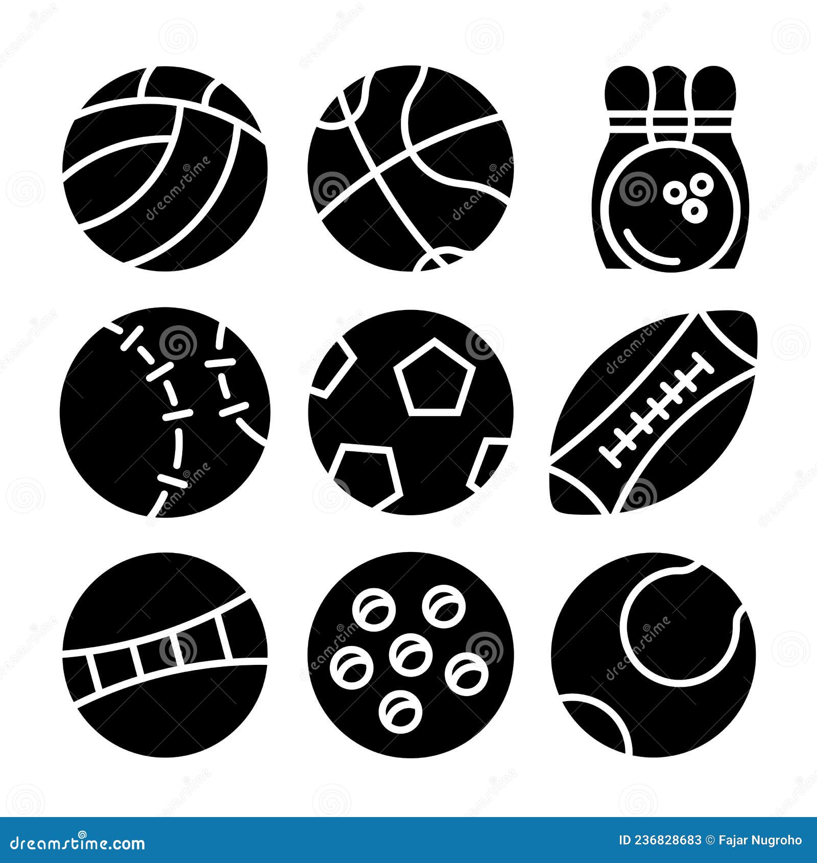 Ball Icon Thin Line Outline Linear Sport Ball Symbol for Logo. Stock ...