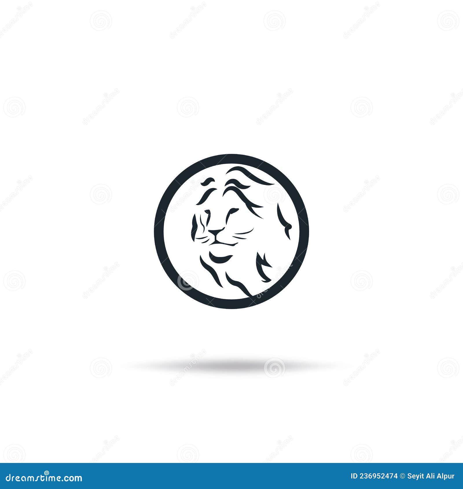 Leon logo design stock vector. Illustration of mascot - 236952474