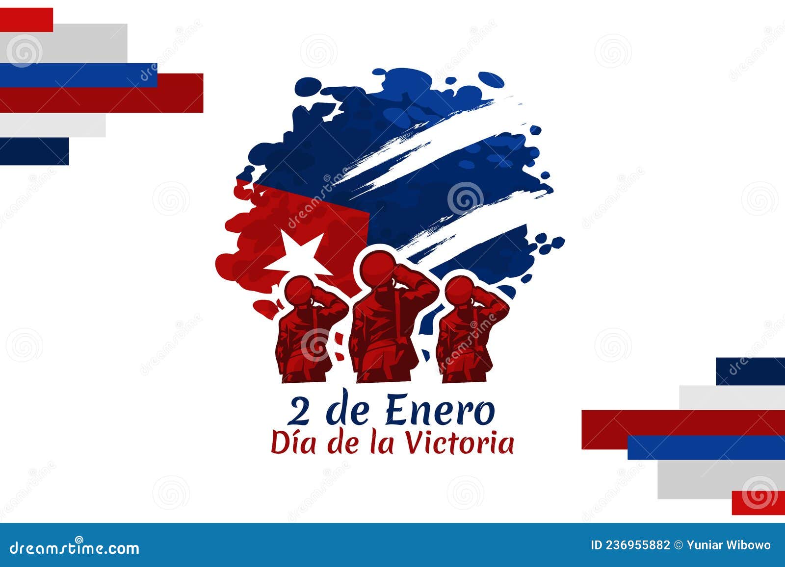 January 2, Happy Victory Day of Cuba Vector Illustration. Stock Vector ...