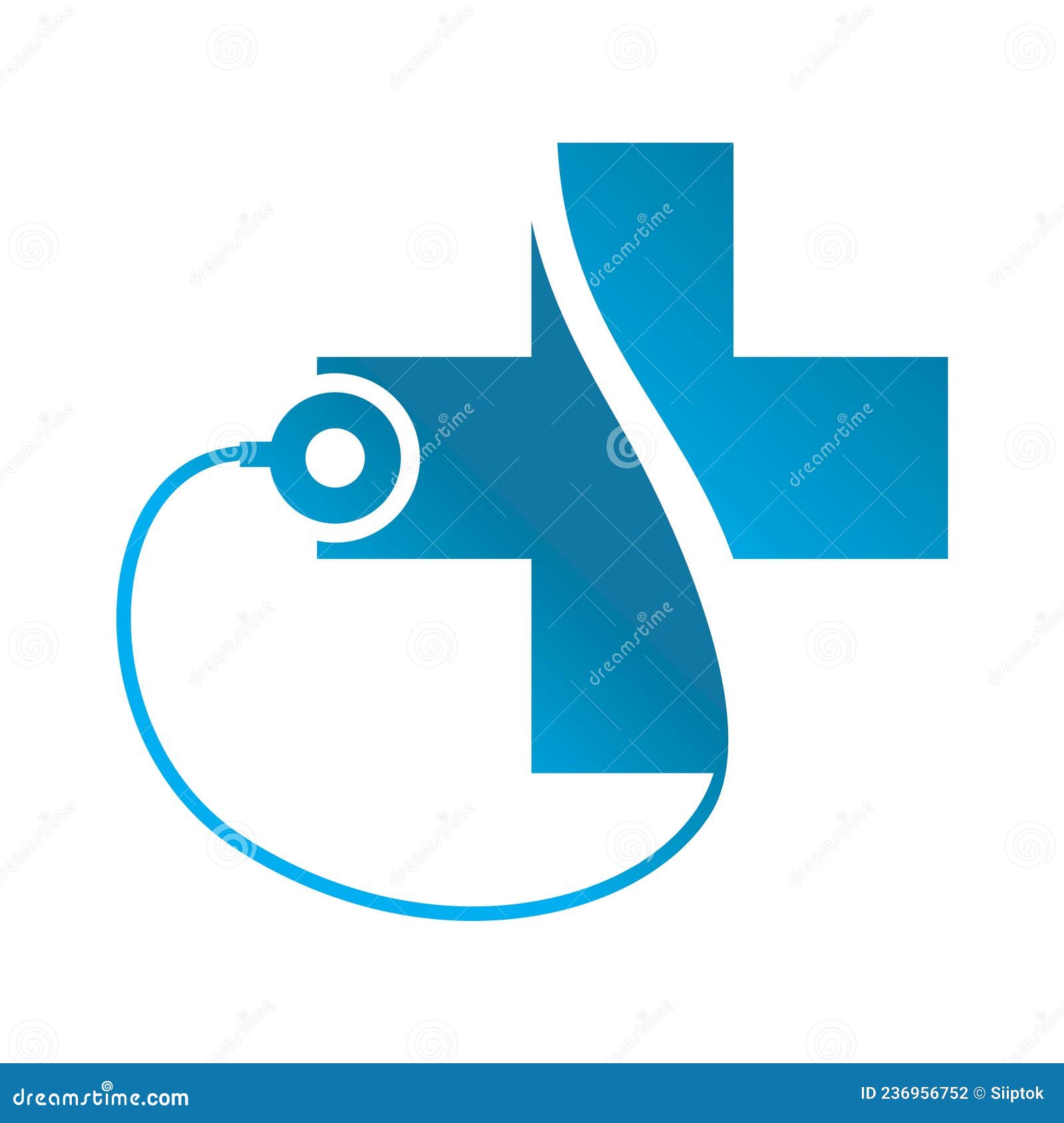 Blue Medical Doctor Logo Design Stock Vector - Illustration of logo ...