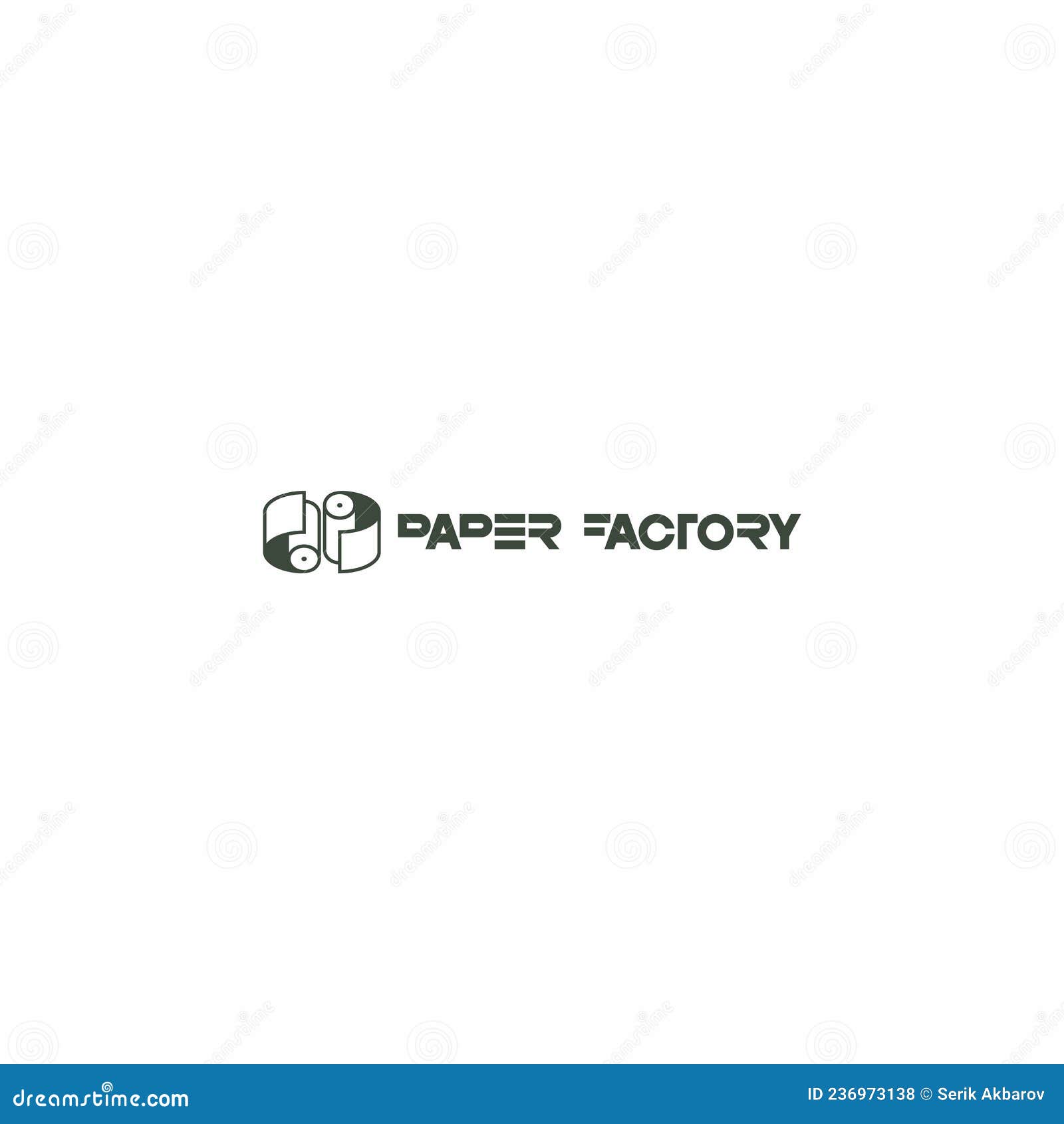 Paper factory . stock vector. Illustration of firm, vector - 236973138