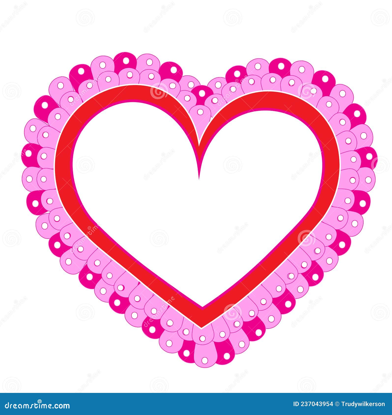 7 Heart And Eyelet Background Swatches Cartoon Vector | CartoonDealer ...