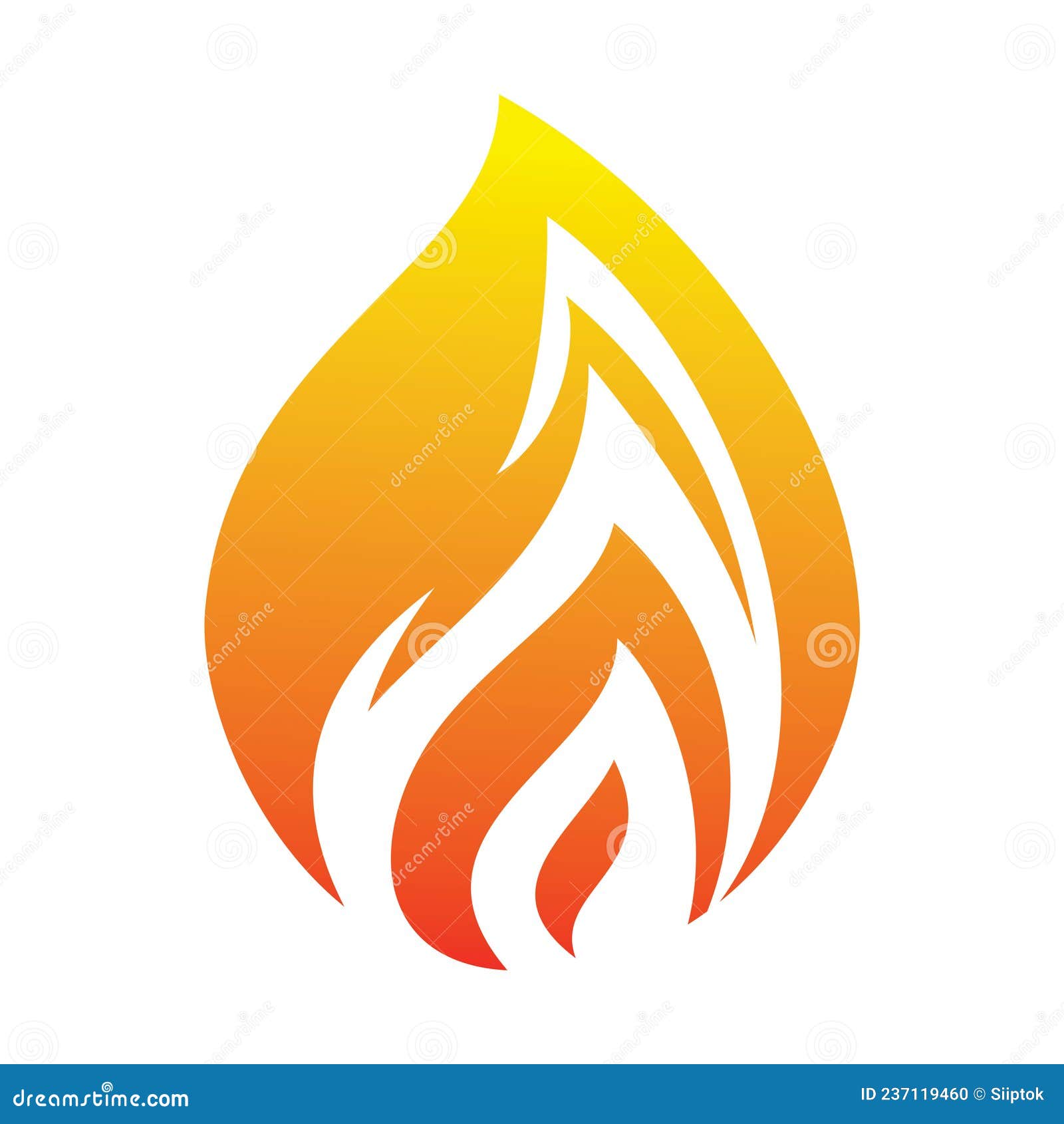 Fire Flame Shape Art Logo Design Stock Vector - Illustration of ...